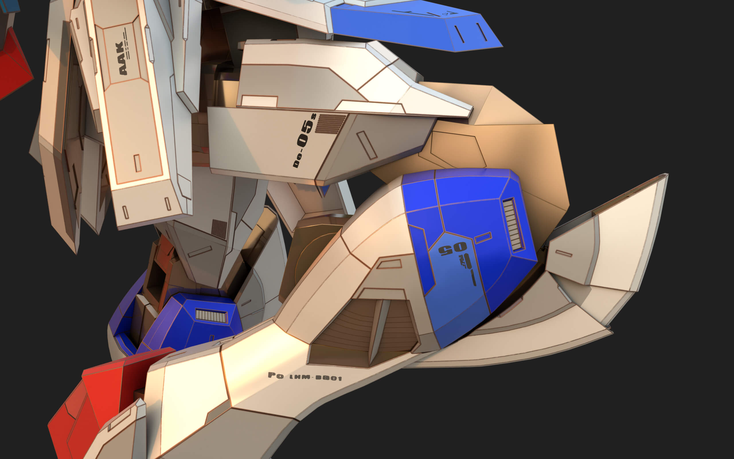 Force Impulse & Sword Impulse Gundam Bundle - Rigged 3D Model by Akbar ...