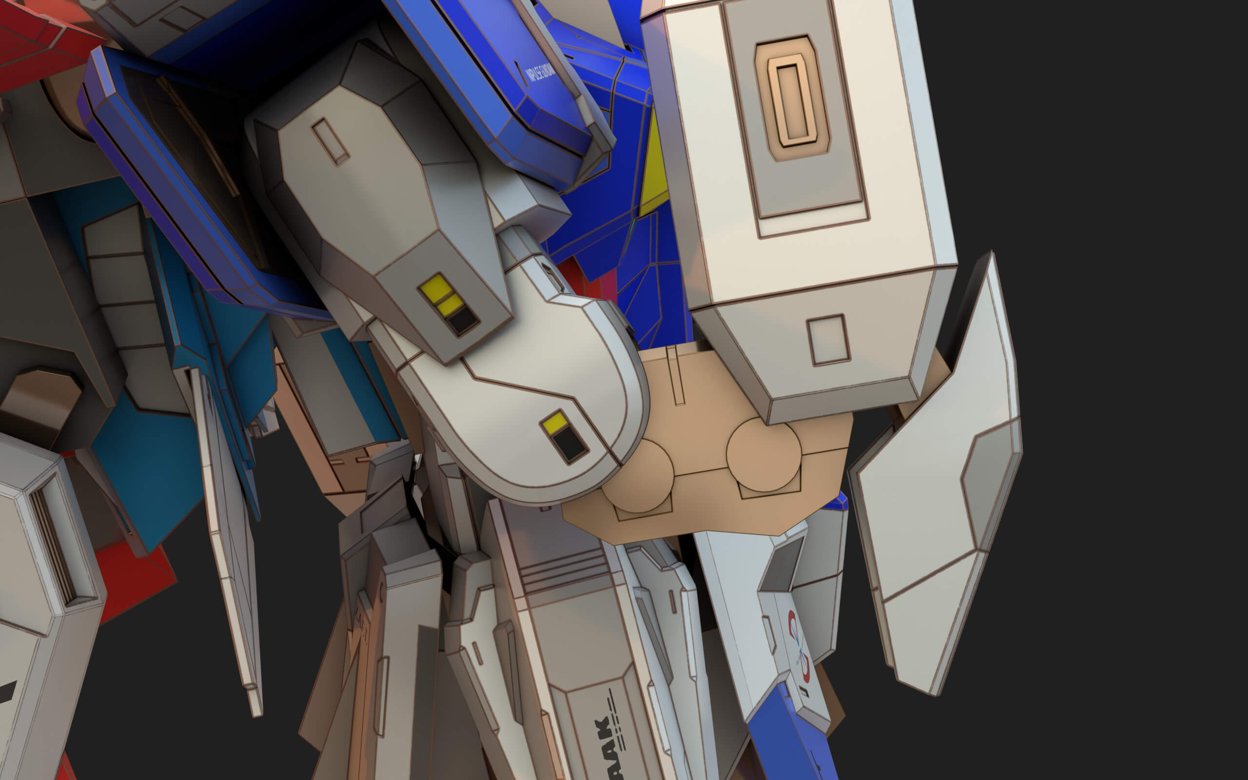 Force Impulse & Sword Impulse Gundam Bundle - Rigged 3D Model by Akbar ...