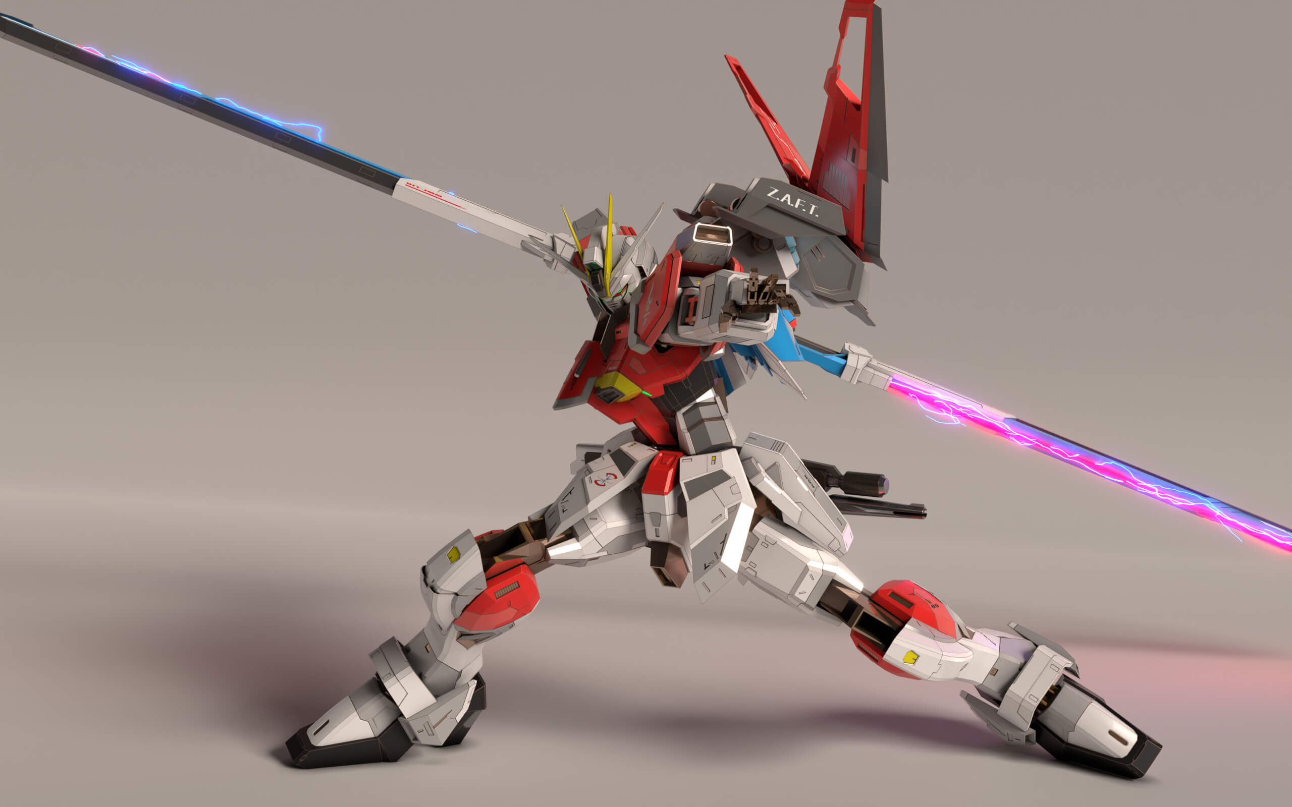 Force Impulse & Sword Impulse Gundam Bundle - Rigged 3D Model by Akbar ...