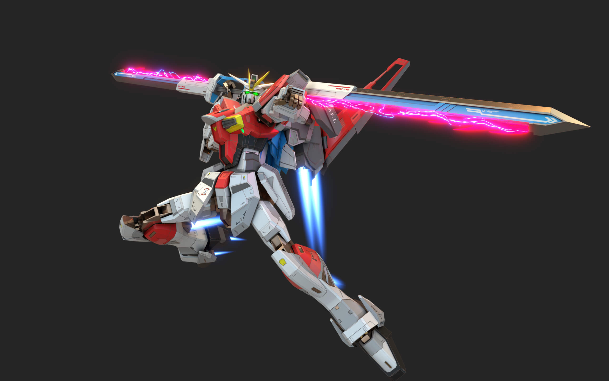 Force Impulse & Sword Impulse Gundam Bundle - Rigged 3D Model by Akbar ...