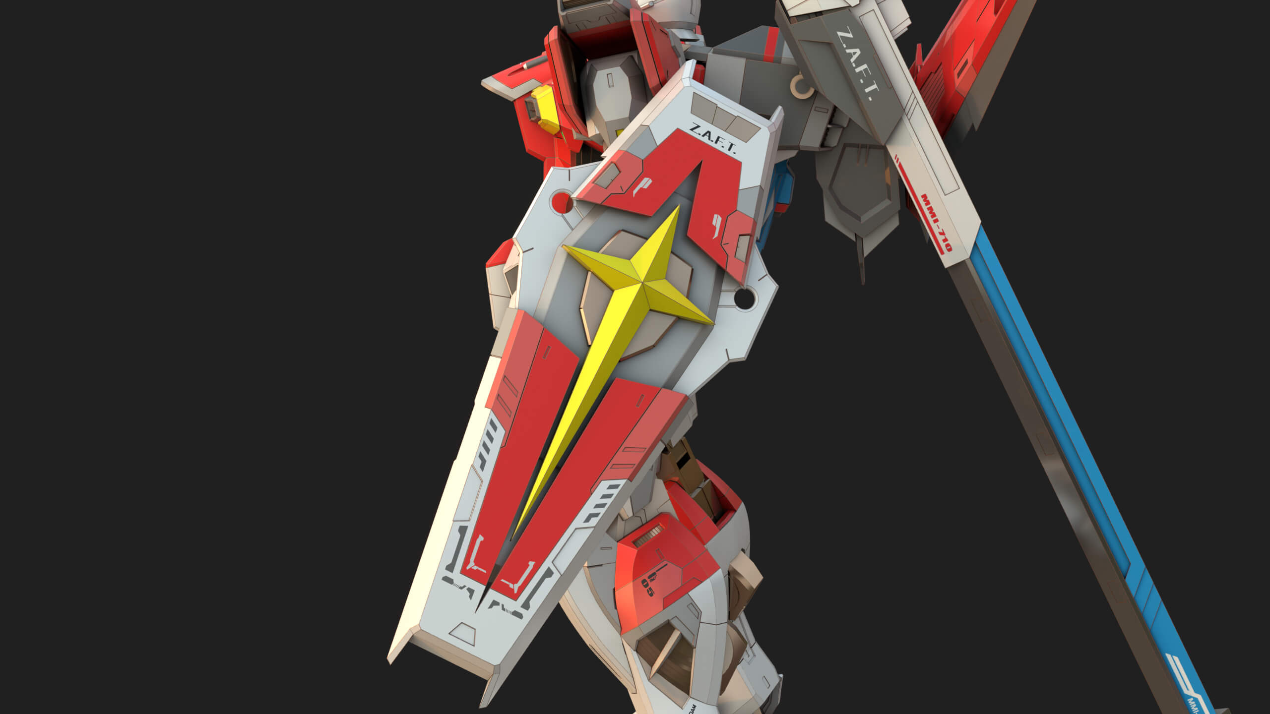 Force Impulse & Sword Impulse Gundam Bundle - Rigged 3D Model by Akbar ...