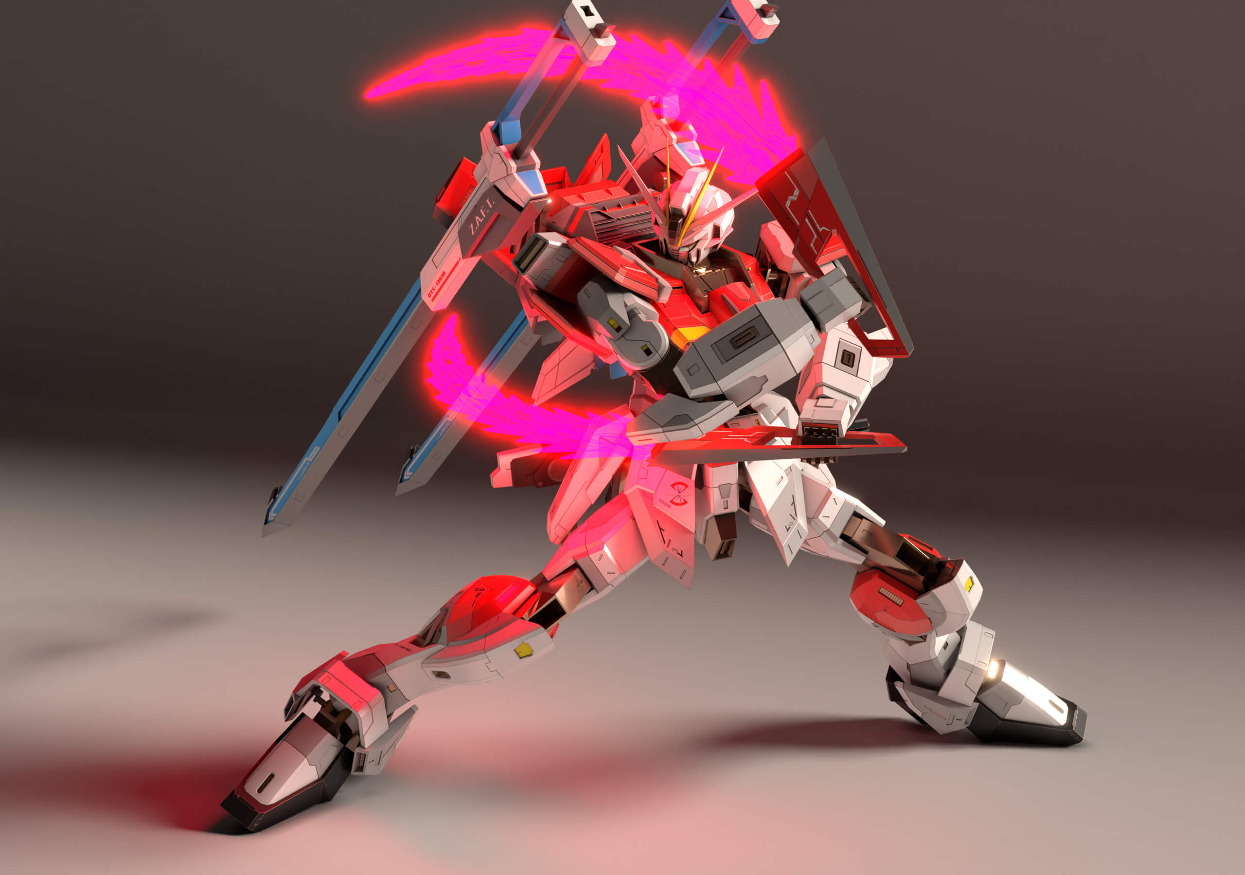 Force Impulse & Sword Impulse Gundam Bundle - Rigged 3D Model by Akbar ...