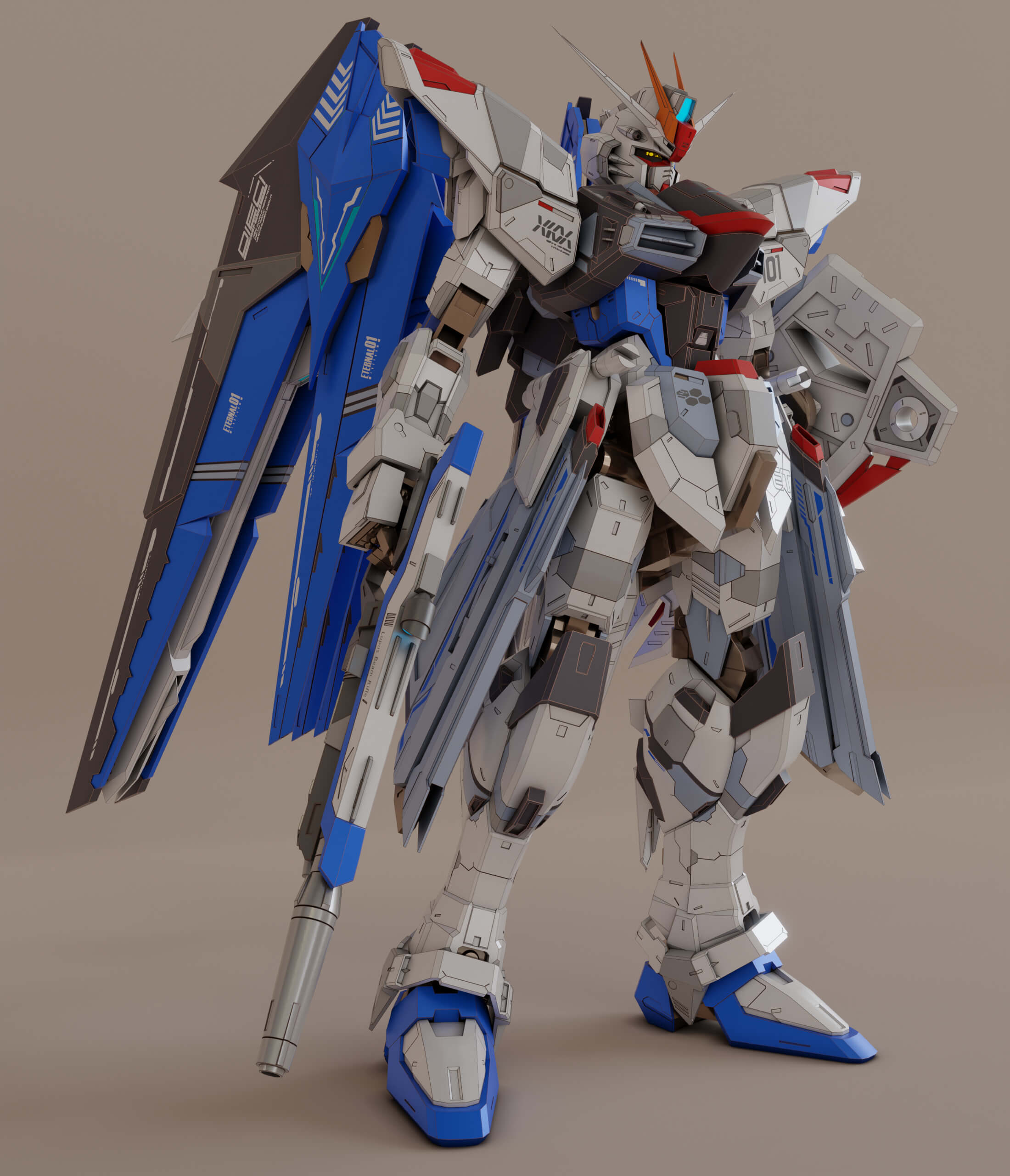 Freedom Gundam Remake - 3D Model by Akbar_Indra
