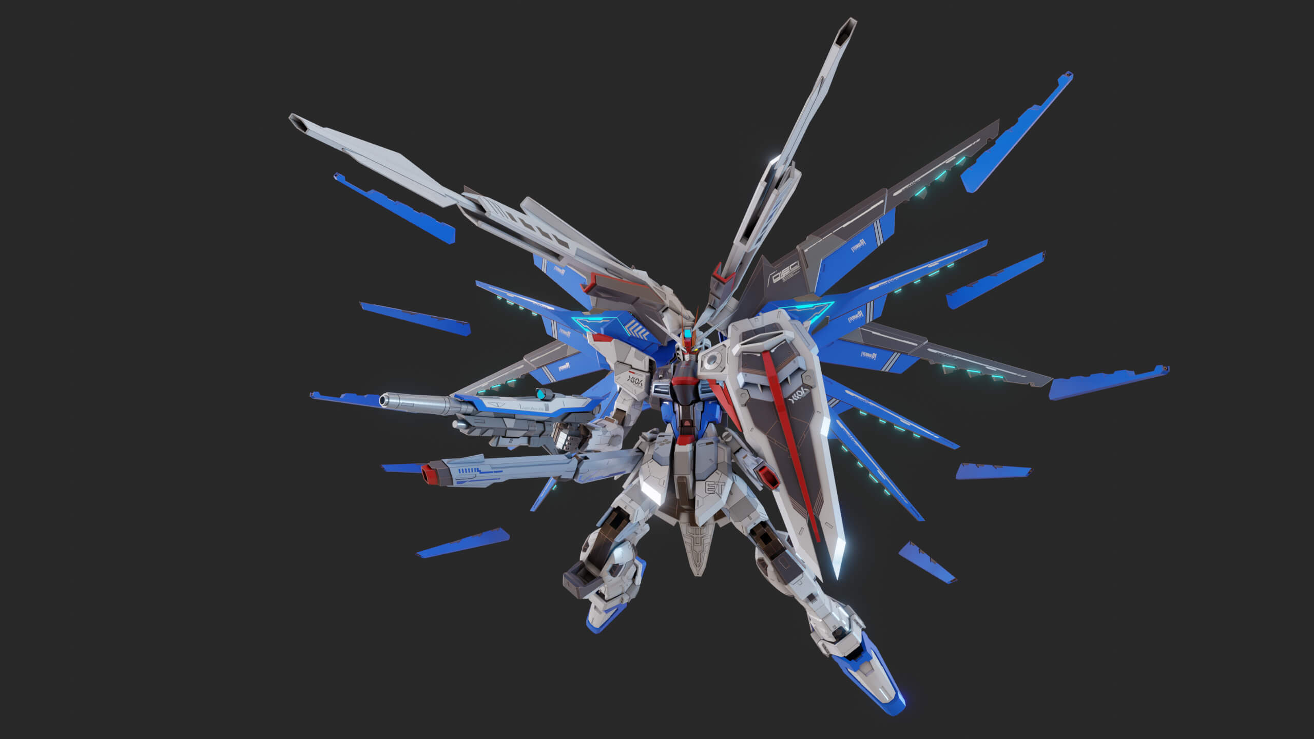Freedom Gundam Remake - 3D Model by Akbar_Indra