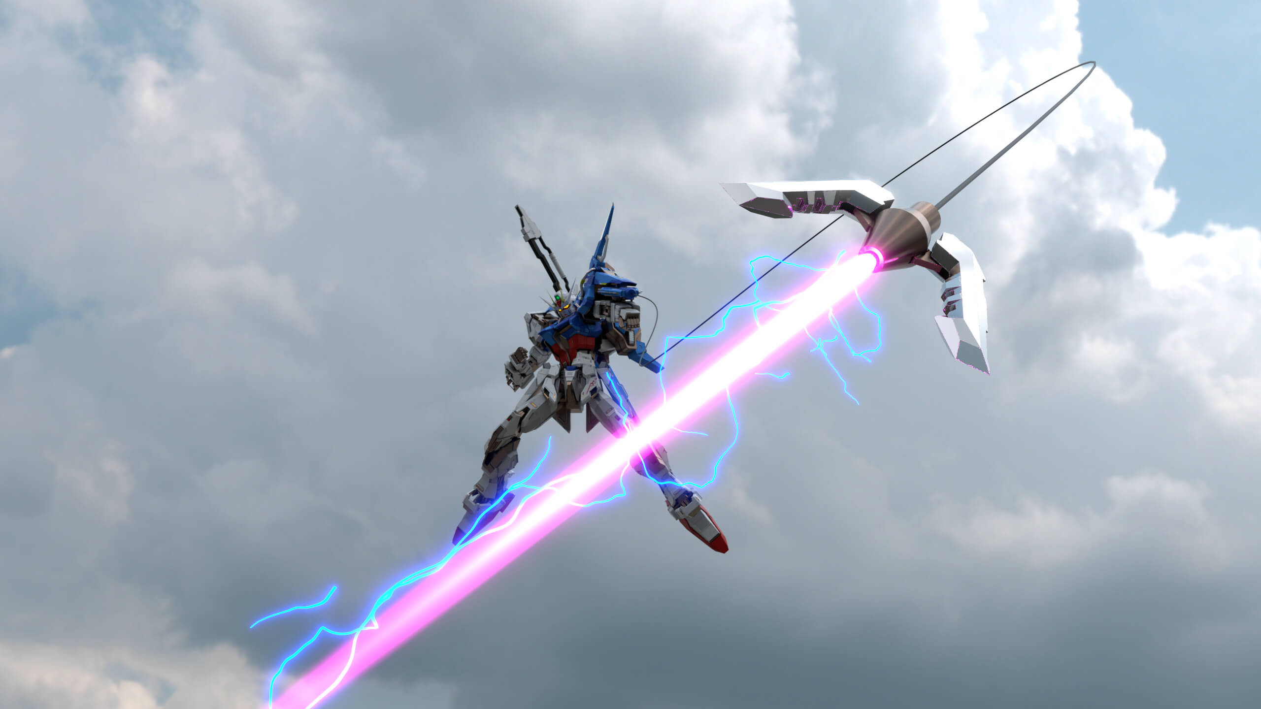 Sword Strike Gundam Remake - Rigged 3D Model by Akbar_Indra