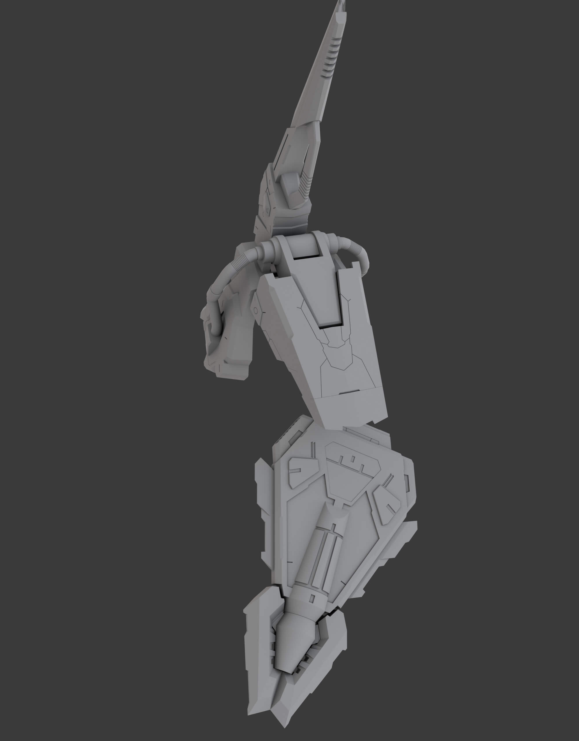 Sword Strike Gundam Remake - Rigged 3D Model by Akbar_Indra