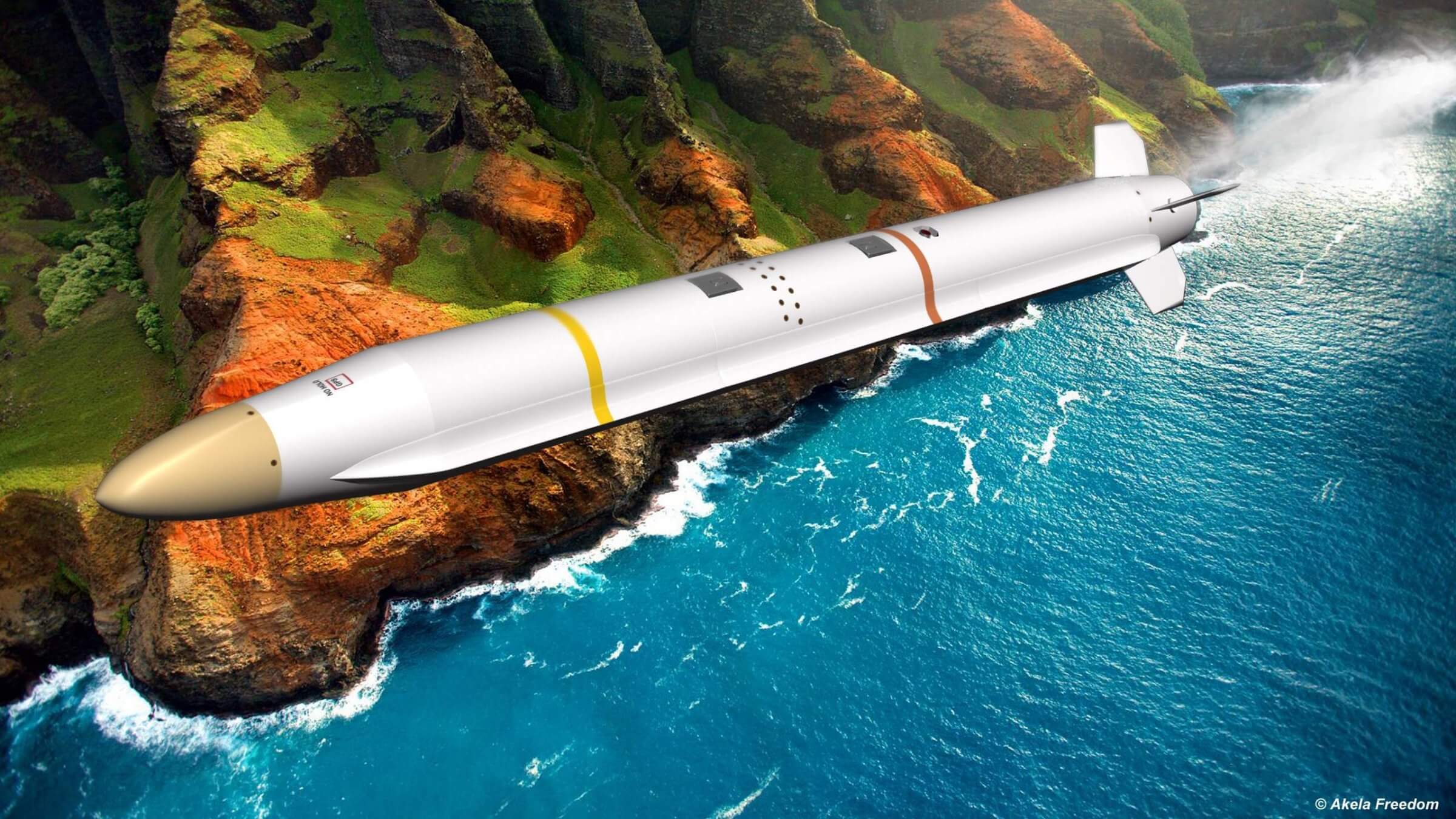 AARGM-ER Missile 3D Model by Akela Freedom