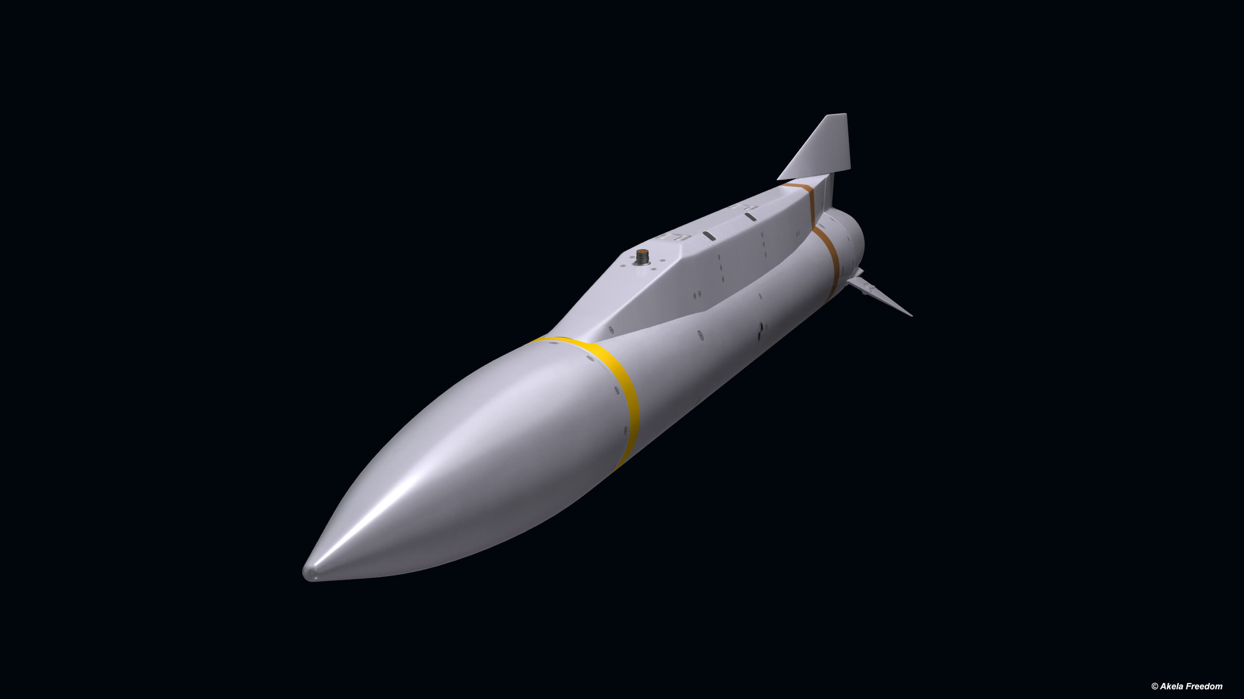 AGM-131 Sram II 3D Model by Akela Freedom