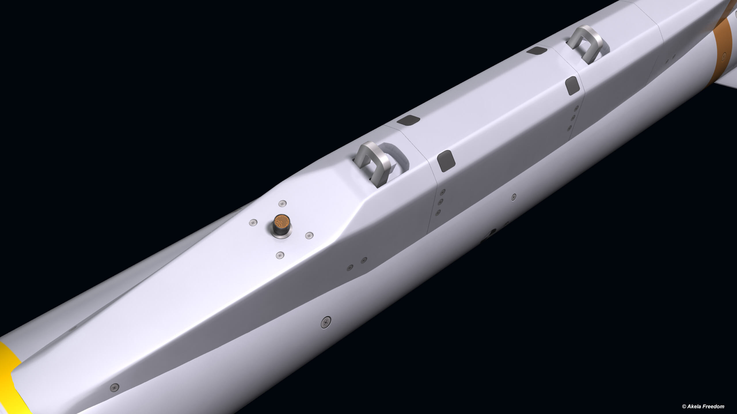 AGM-131 Sram II 3D Model by Akela Freedom