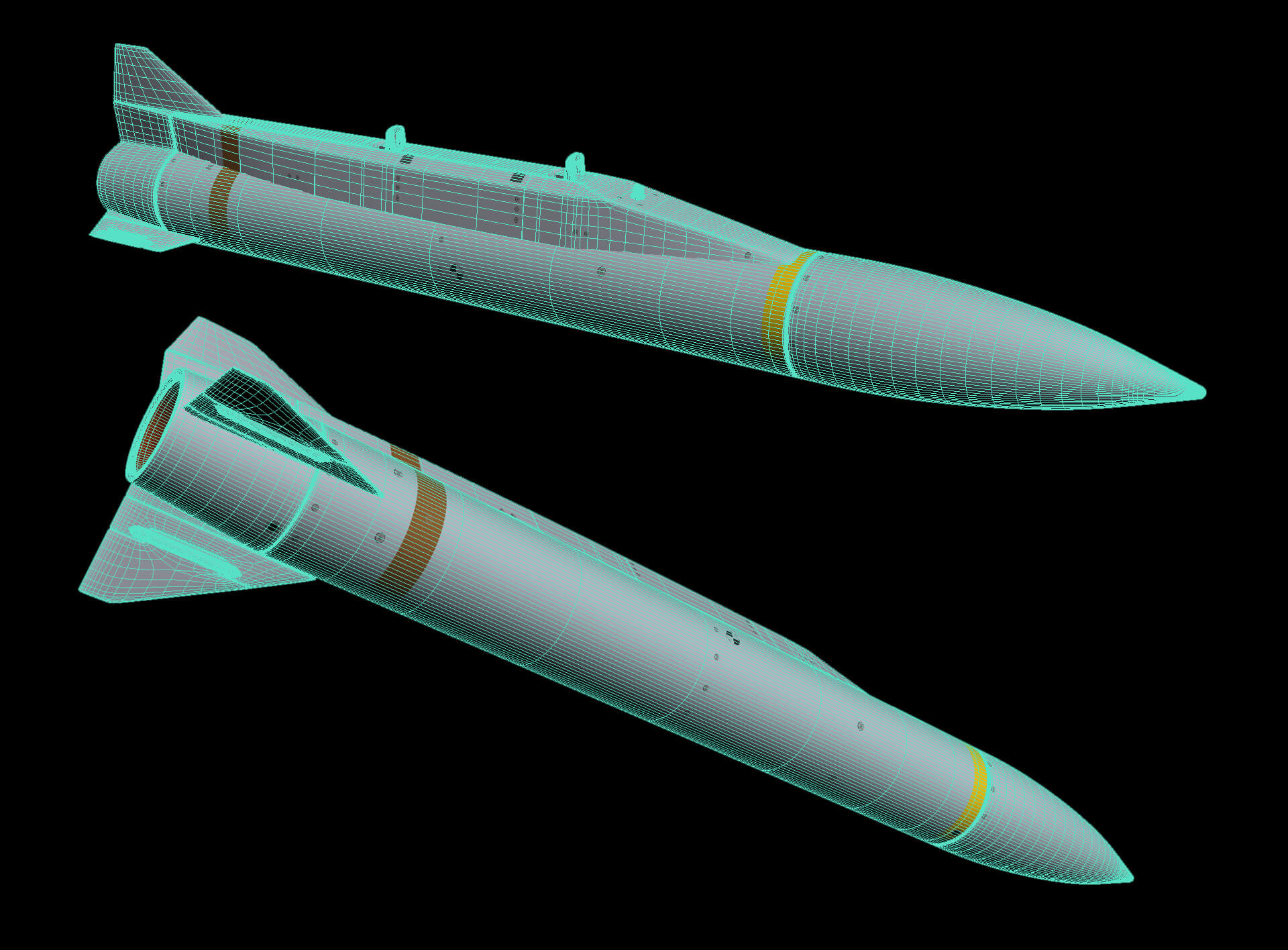 AGM-131 Sram II 3D Model by Akela Freedom