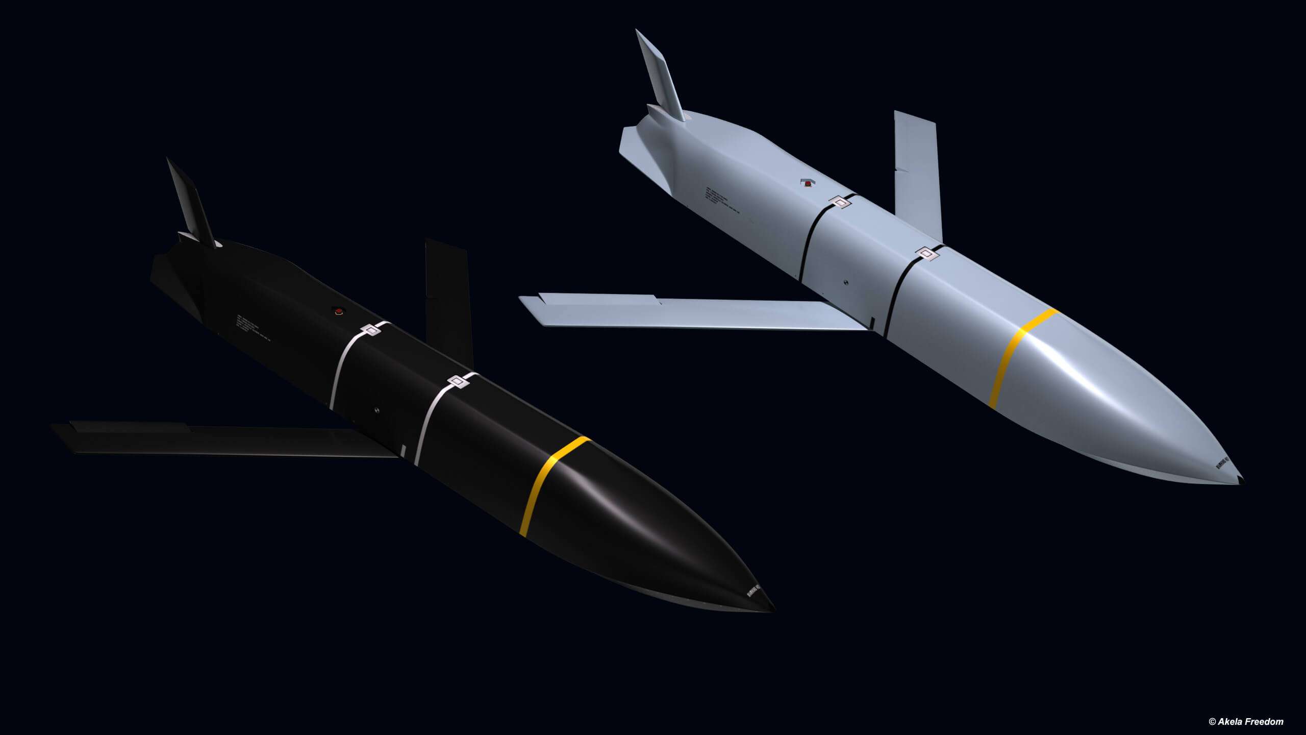 AGM-158 XR Missile 3D Model by Akela Freedom