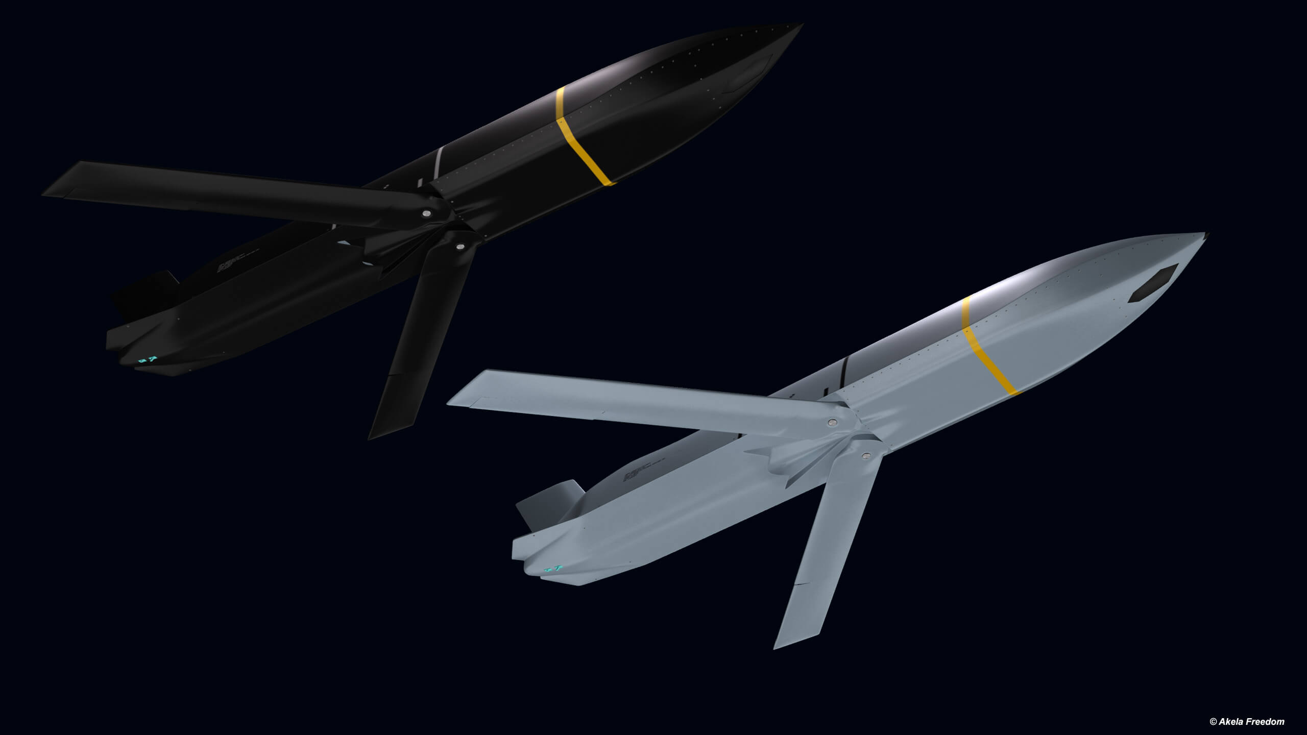 AGM-158 XR Missile 3D Model by Akela Freedom