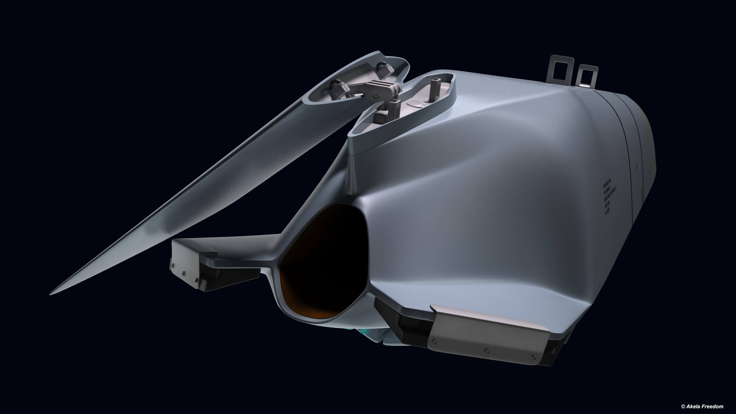 AGM-158 XR Missile 3D Model by Akela Freedom