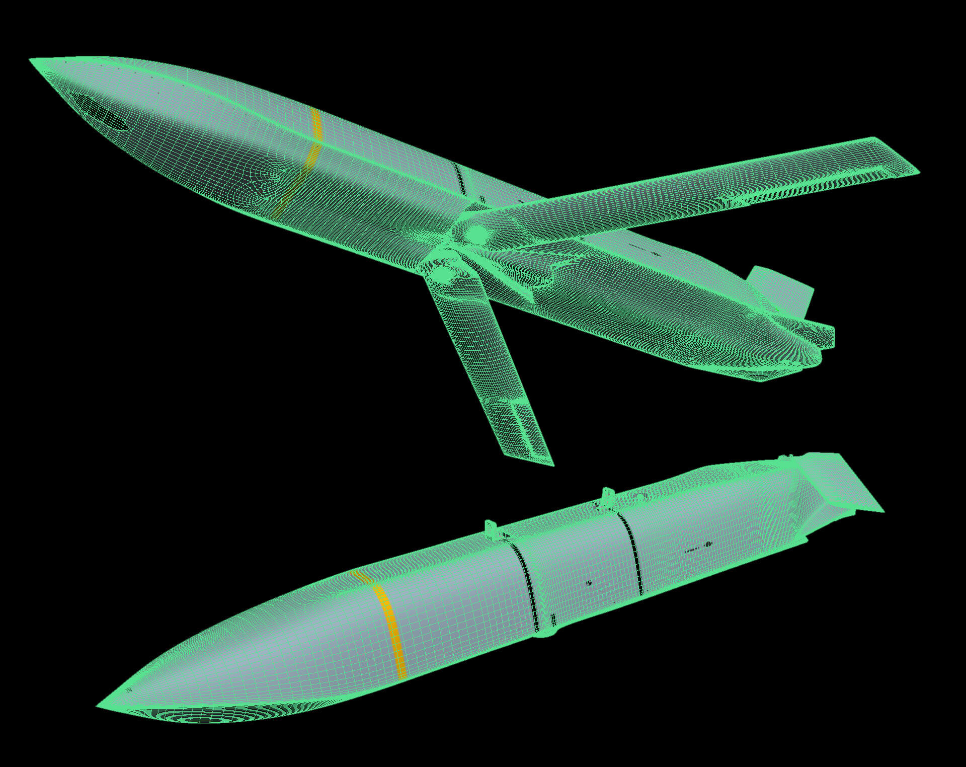 AGM-158 XR Missile 3D Model by Akela Freedom