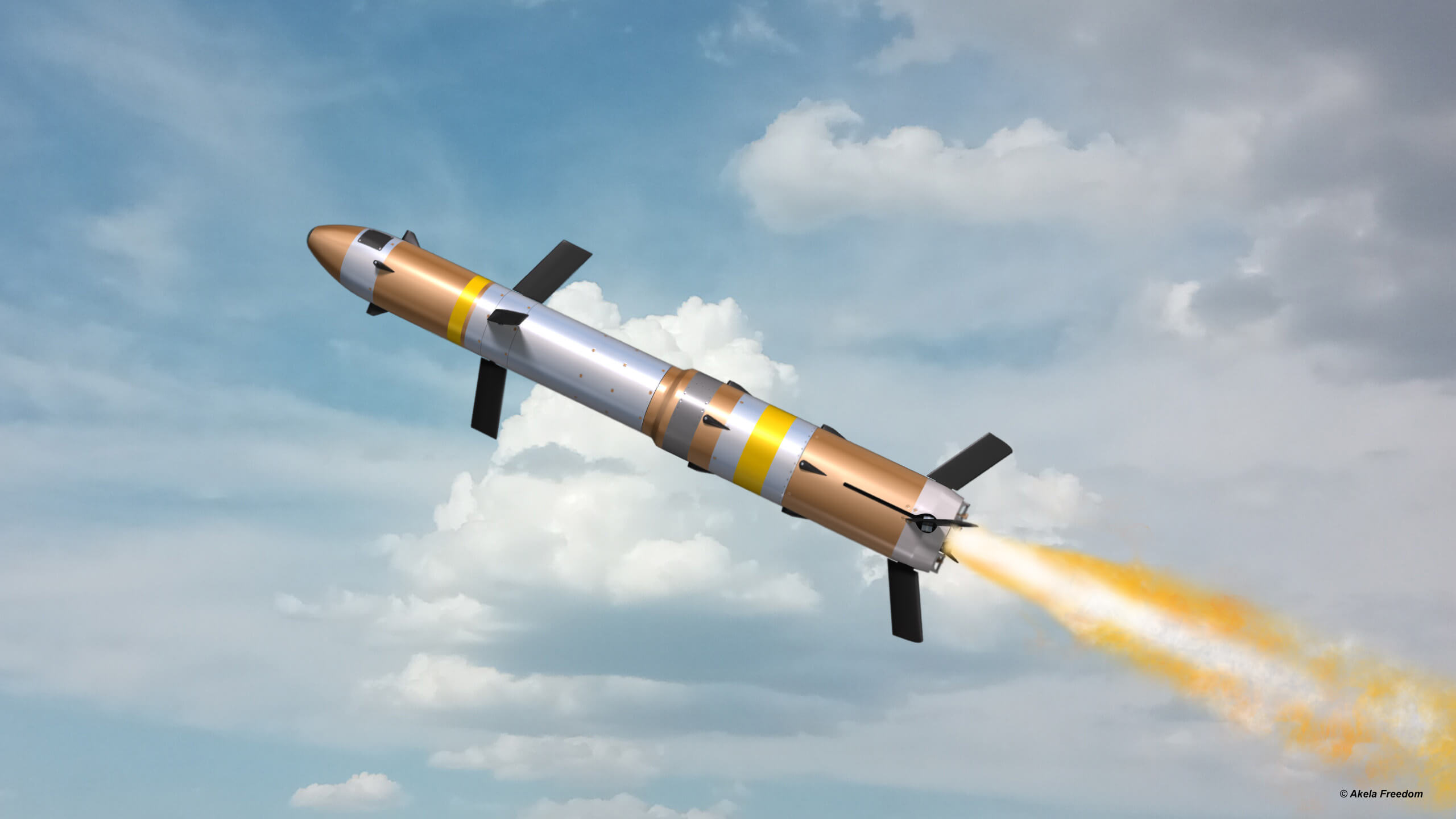 AGM-176 Griffin 3D Model by Akela Freedom