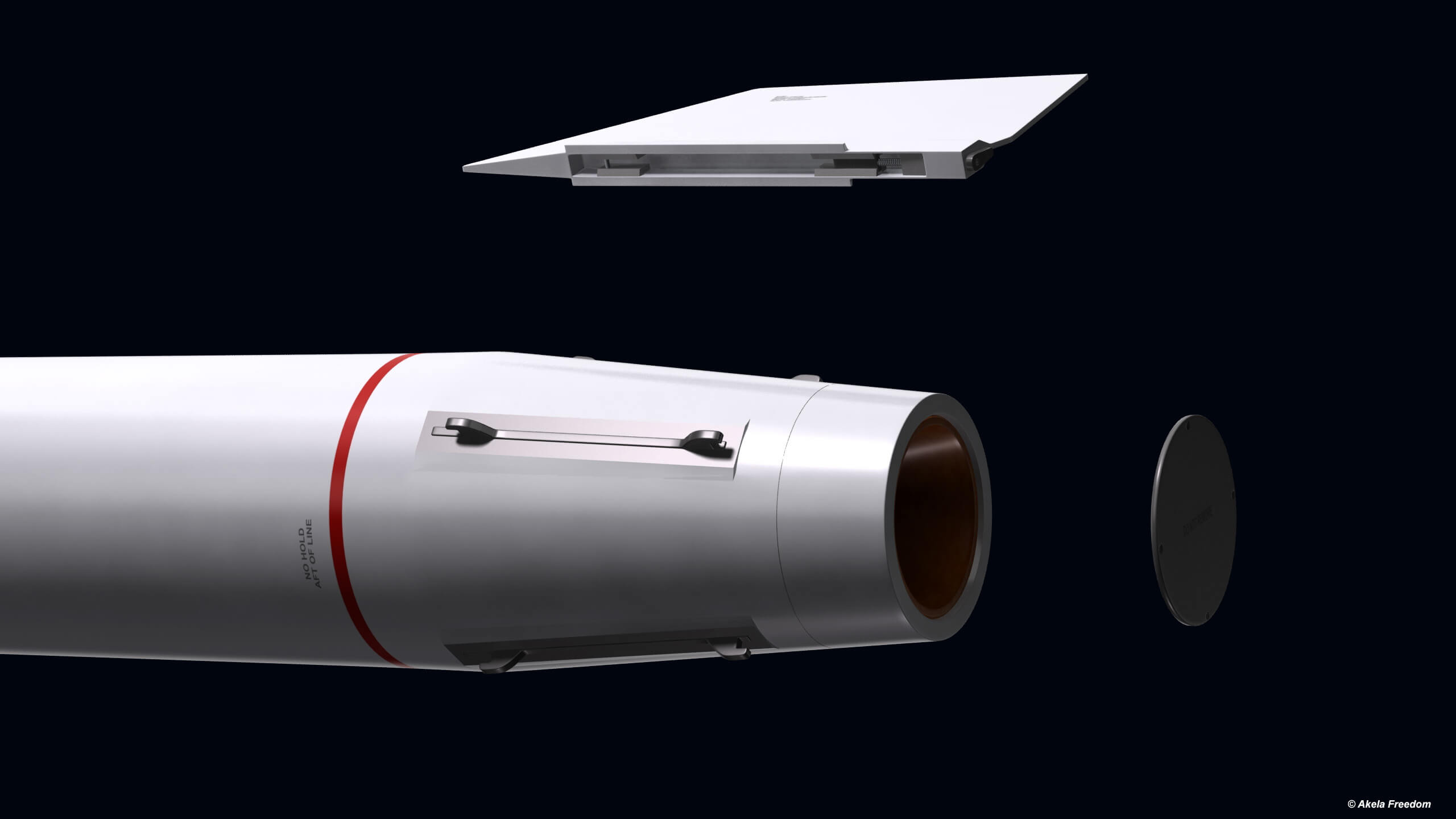 AGM-88E Missile 3D Model by Akela Freedom