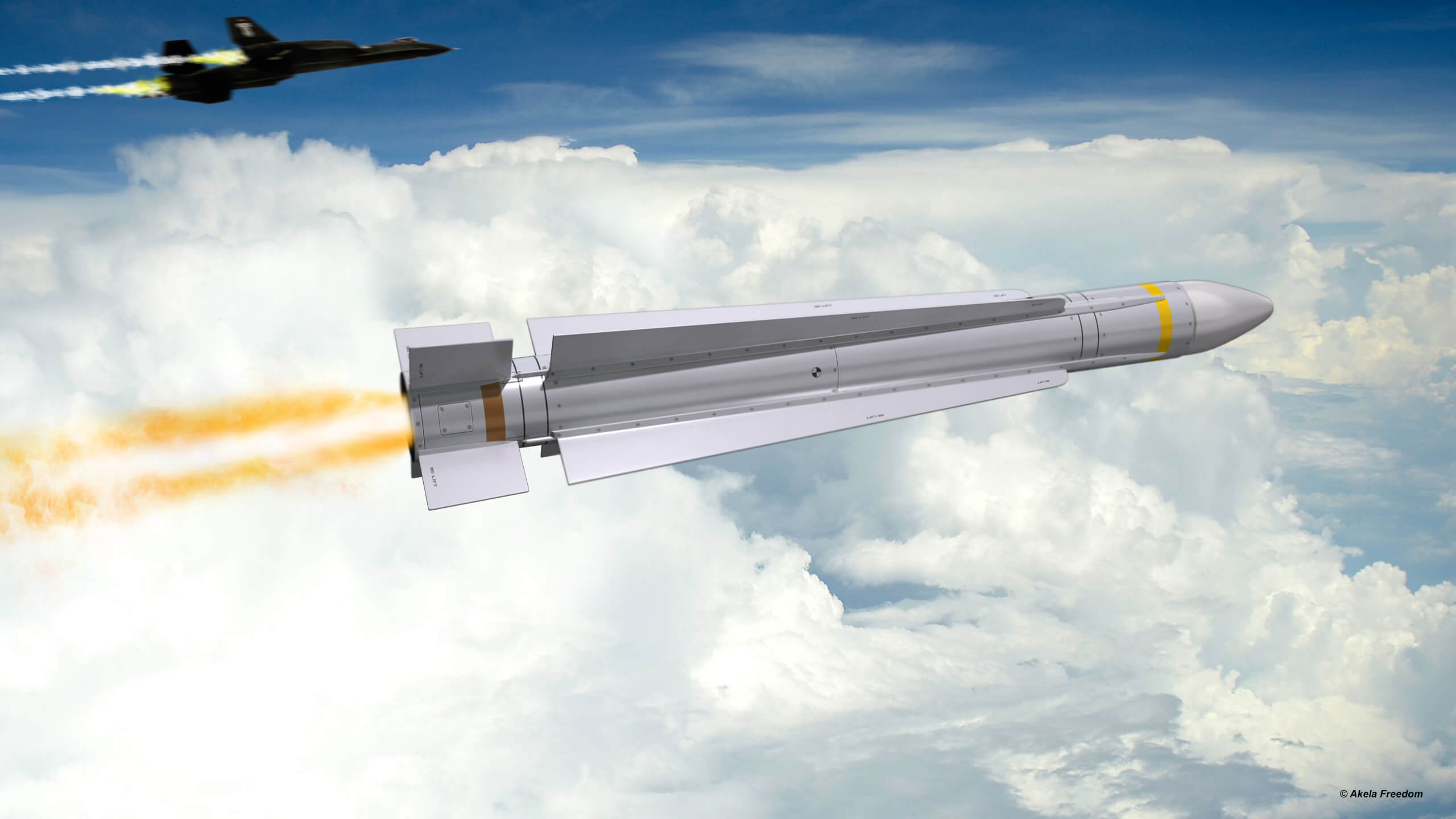 AIM-47 Falcon 3D Model by Akela Freedom