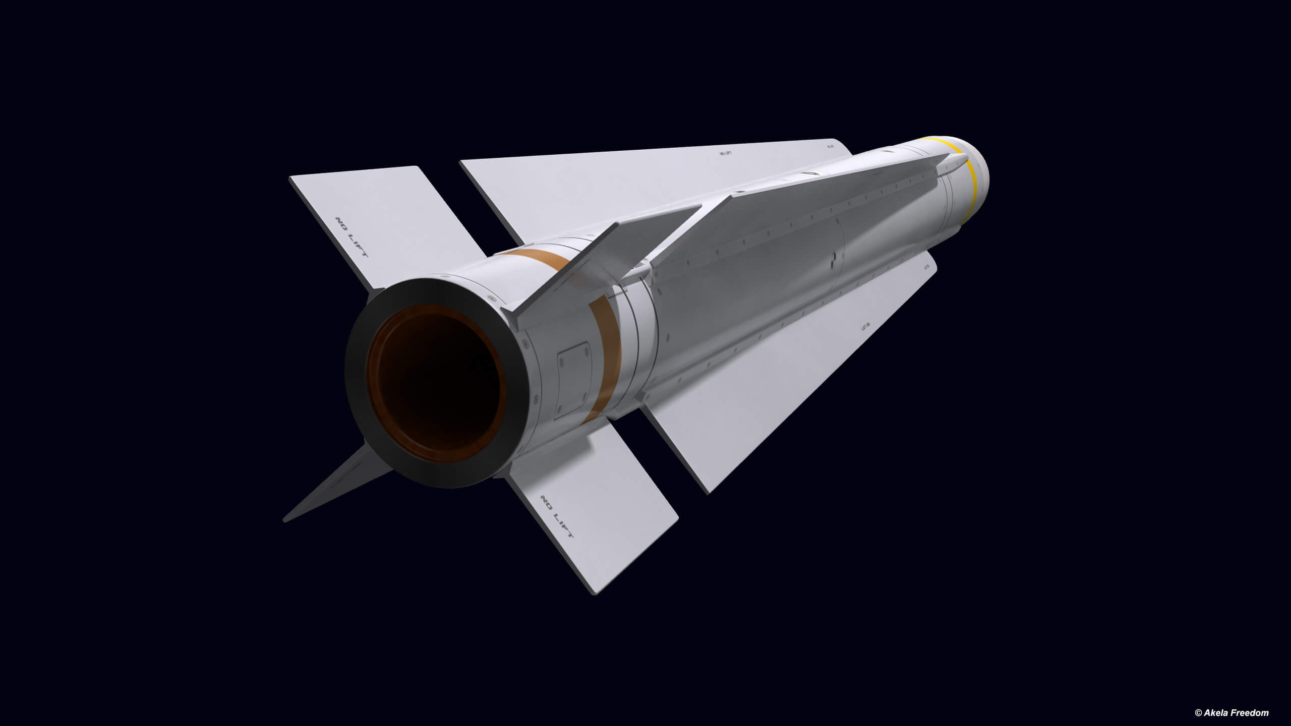 AIM-47 Falcon 3D Model by Akela Freedom