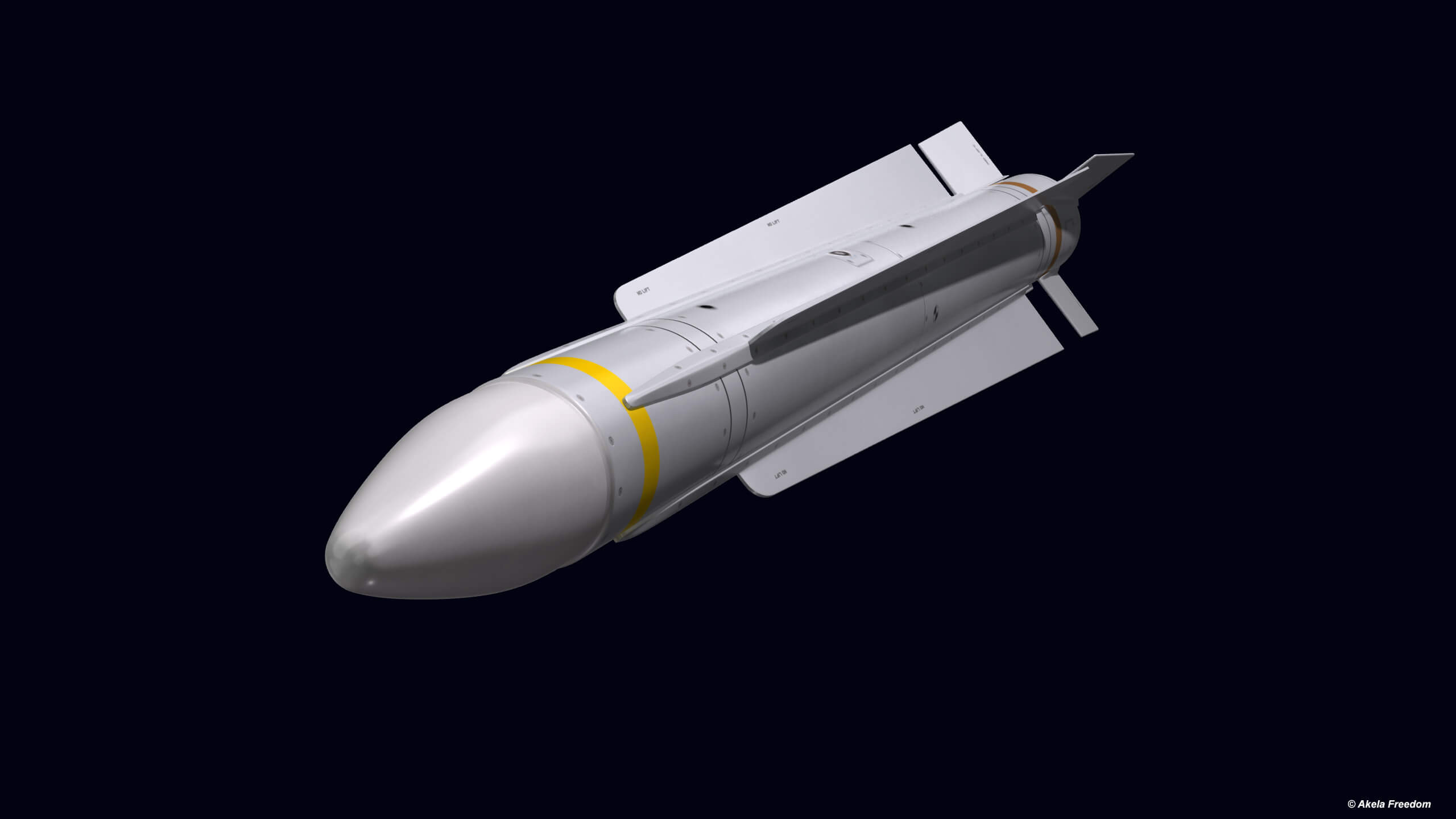 AIM-47 Falcon 3D Model by Akela Freedom