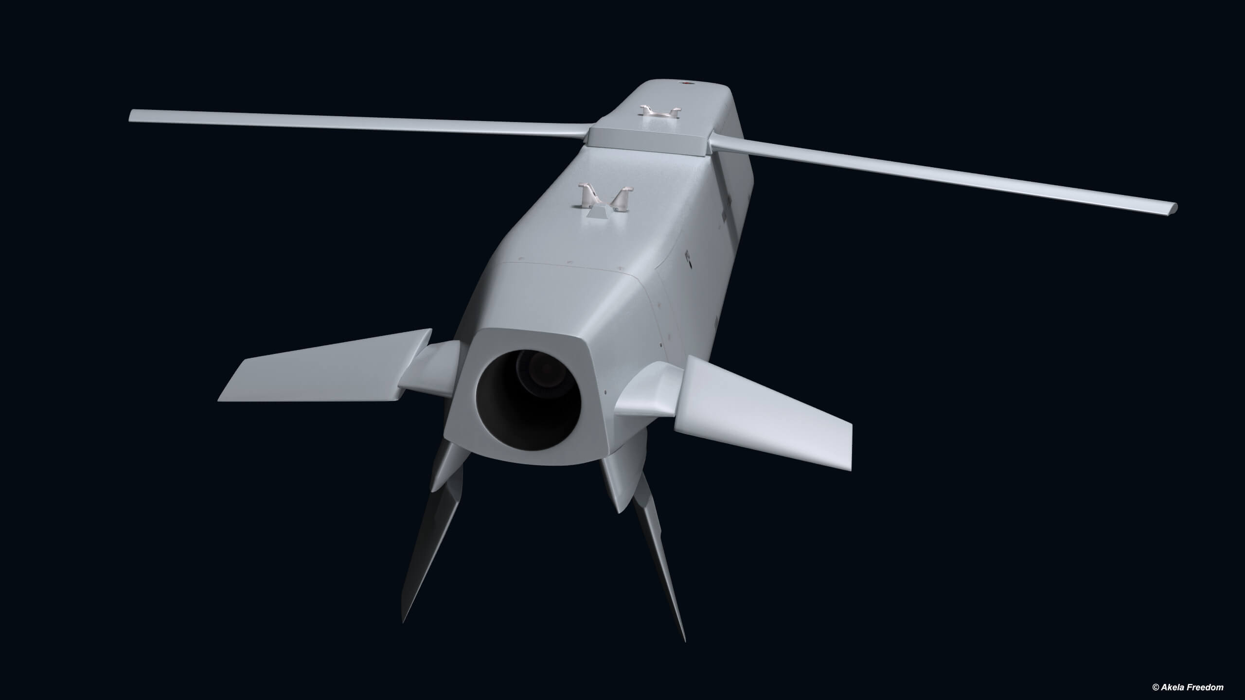 AKF-98A Missile 3D Model by Akela Freedom
