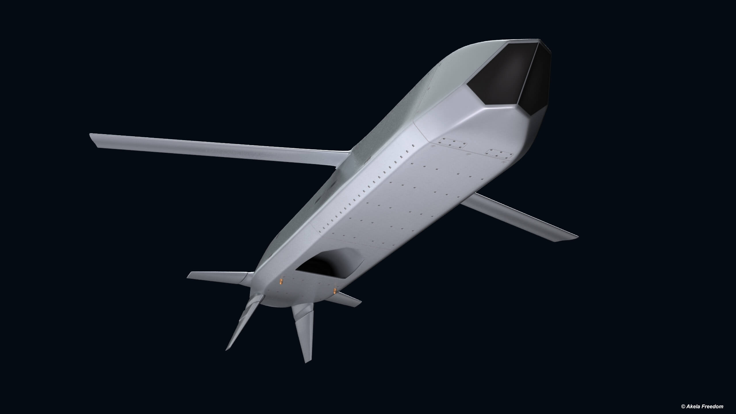 AKF-98A Missile 3D Model by Akela Freedom