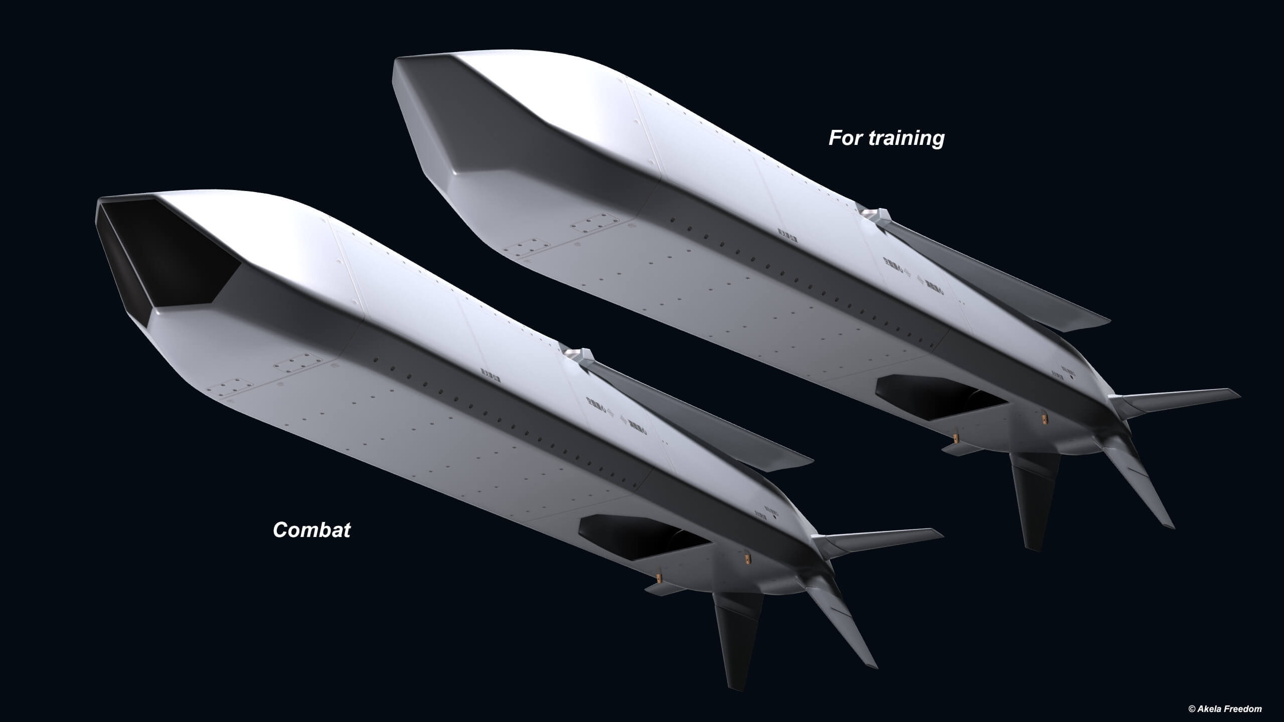 AKF-98A Missile 3D Model by Akela Freedom