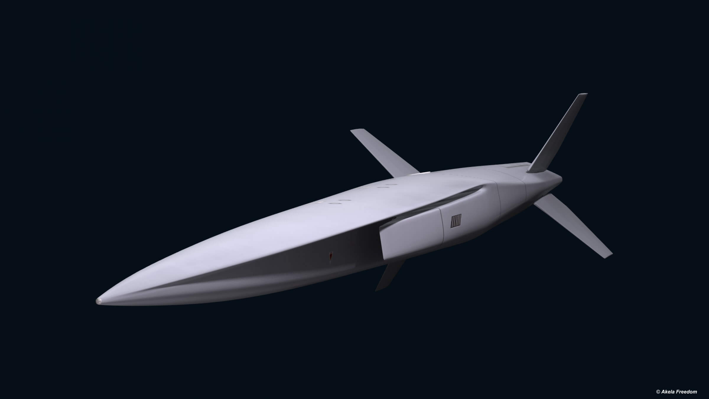 ASN4G (Air-sol Nucleaire De 4e Generation) 3D Model by Akela Freedom