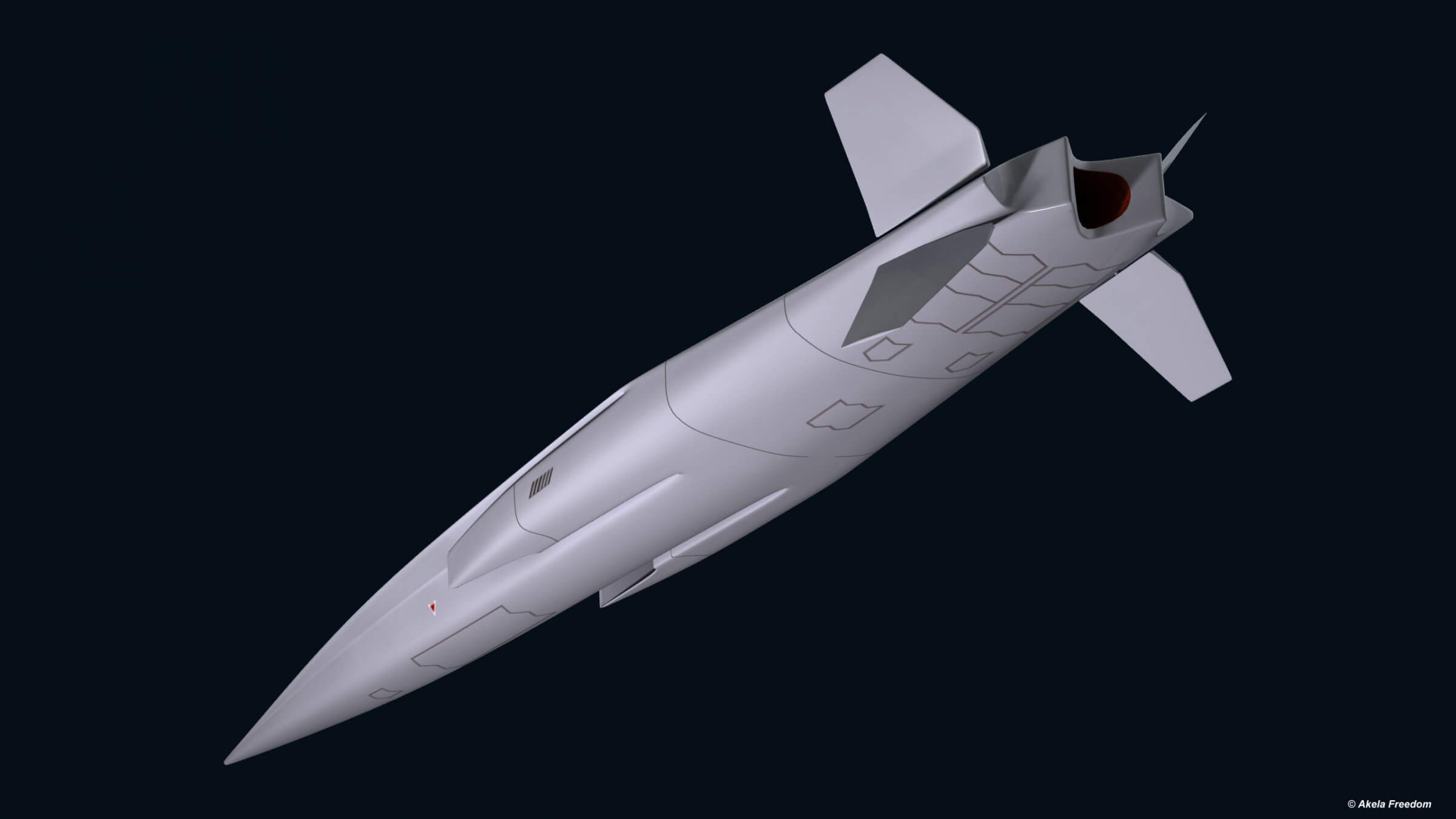 ASN4G (Air-sol Nucleaire De 4e Generation) 3D Model by Akela Freedom