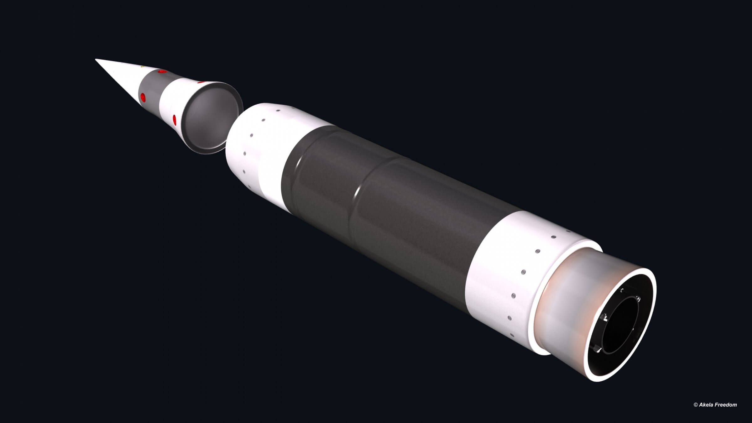 Aster 30 Block 2 BMD - 3D Model by Akela Freedom