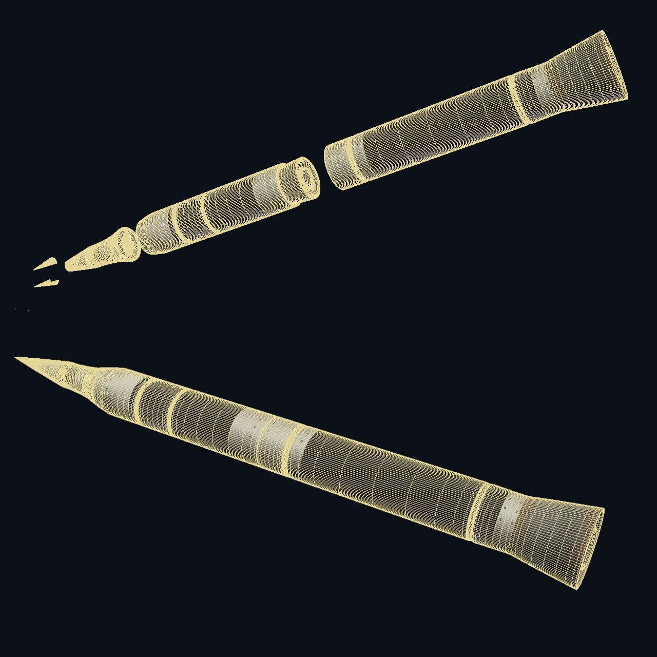 Aster 30 Block 2 BMD - 3D Model by Akela Freedom