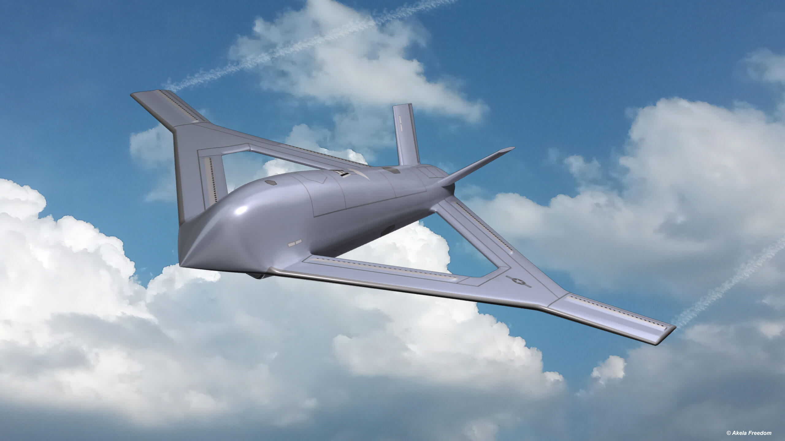 Aurora Crane UCAV - 3D Model by Akela Freedom