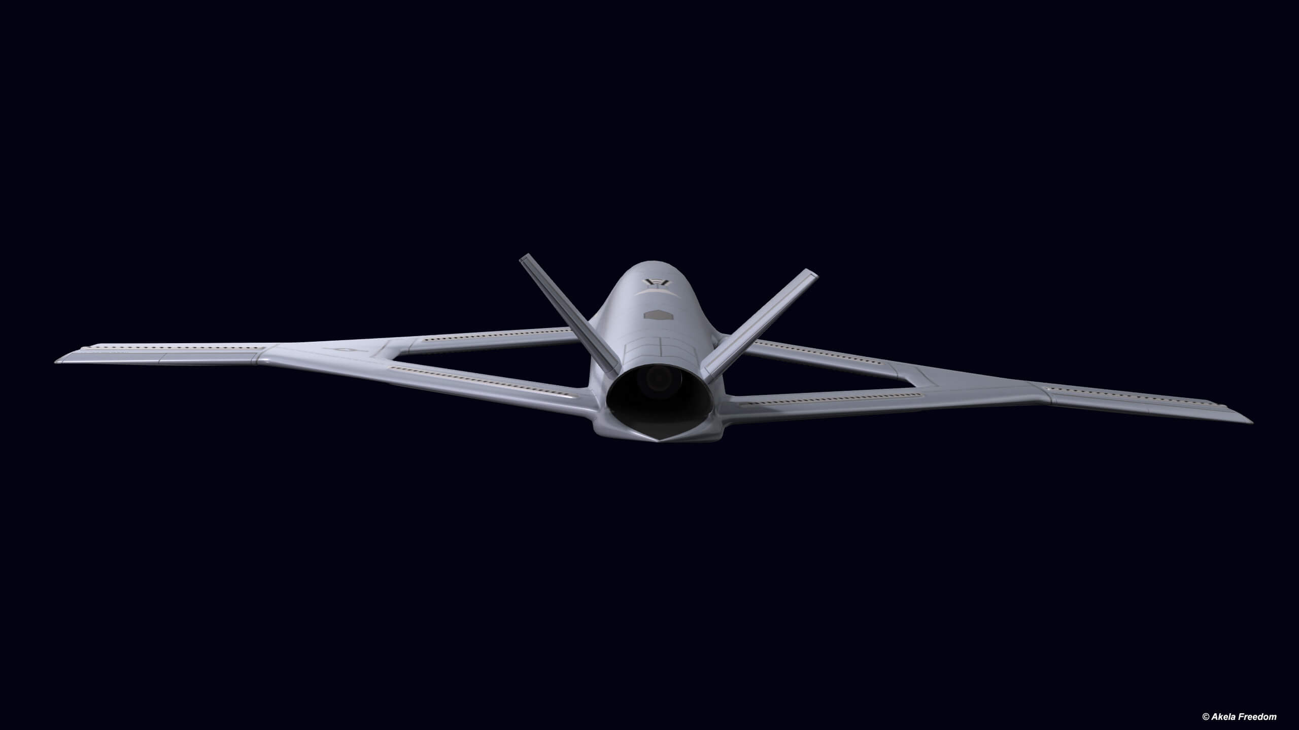 Aurora Crane UCAV - 3D Model by Akela Freedom