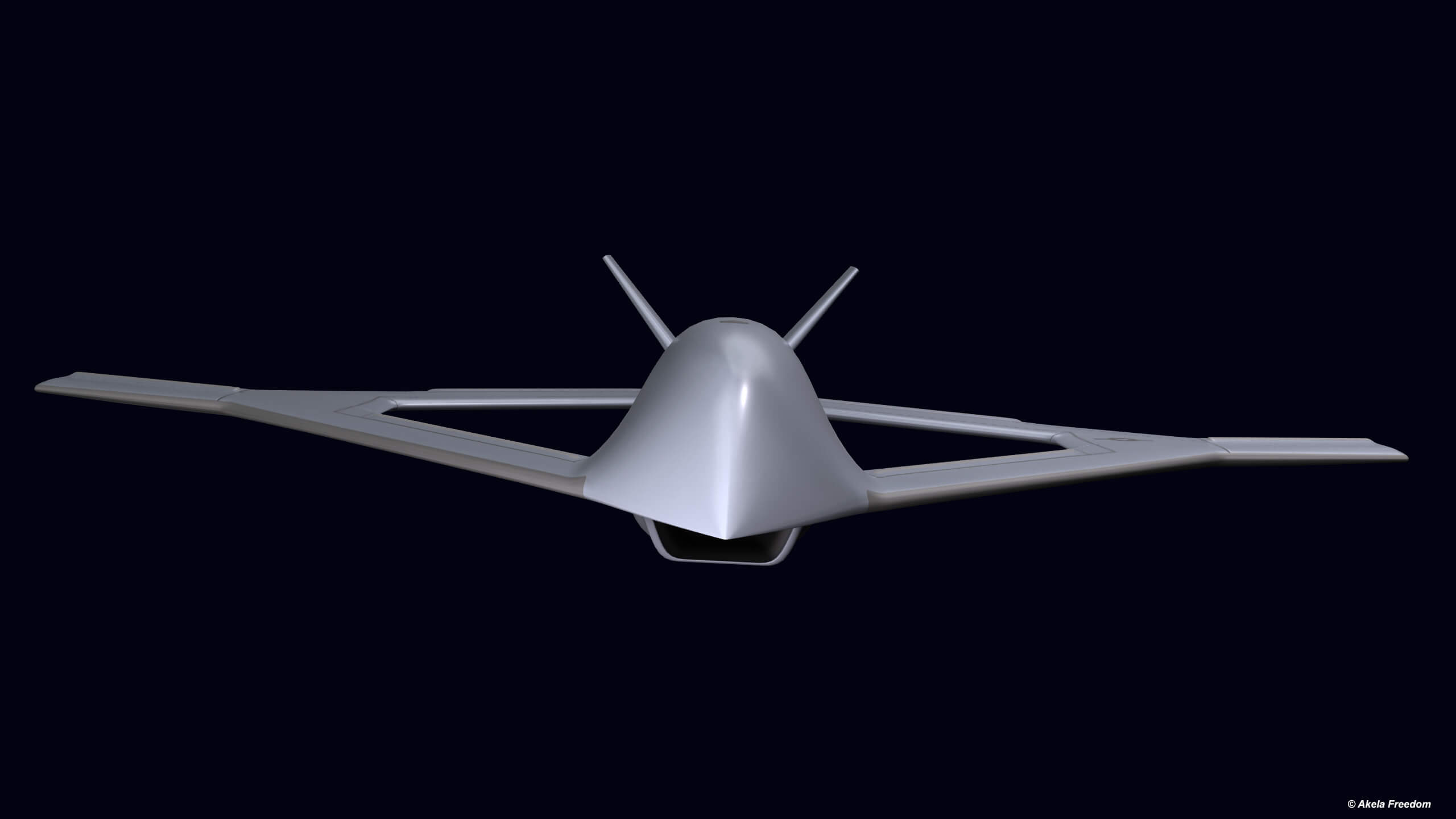 Aurora Crane UCAV - 3D Model by Akela Freedom