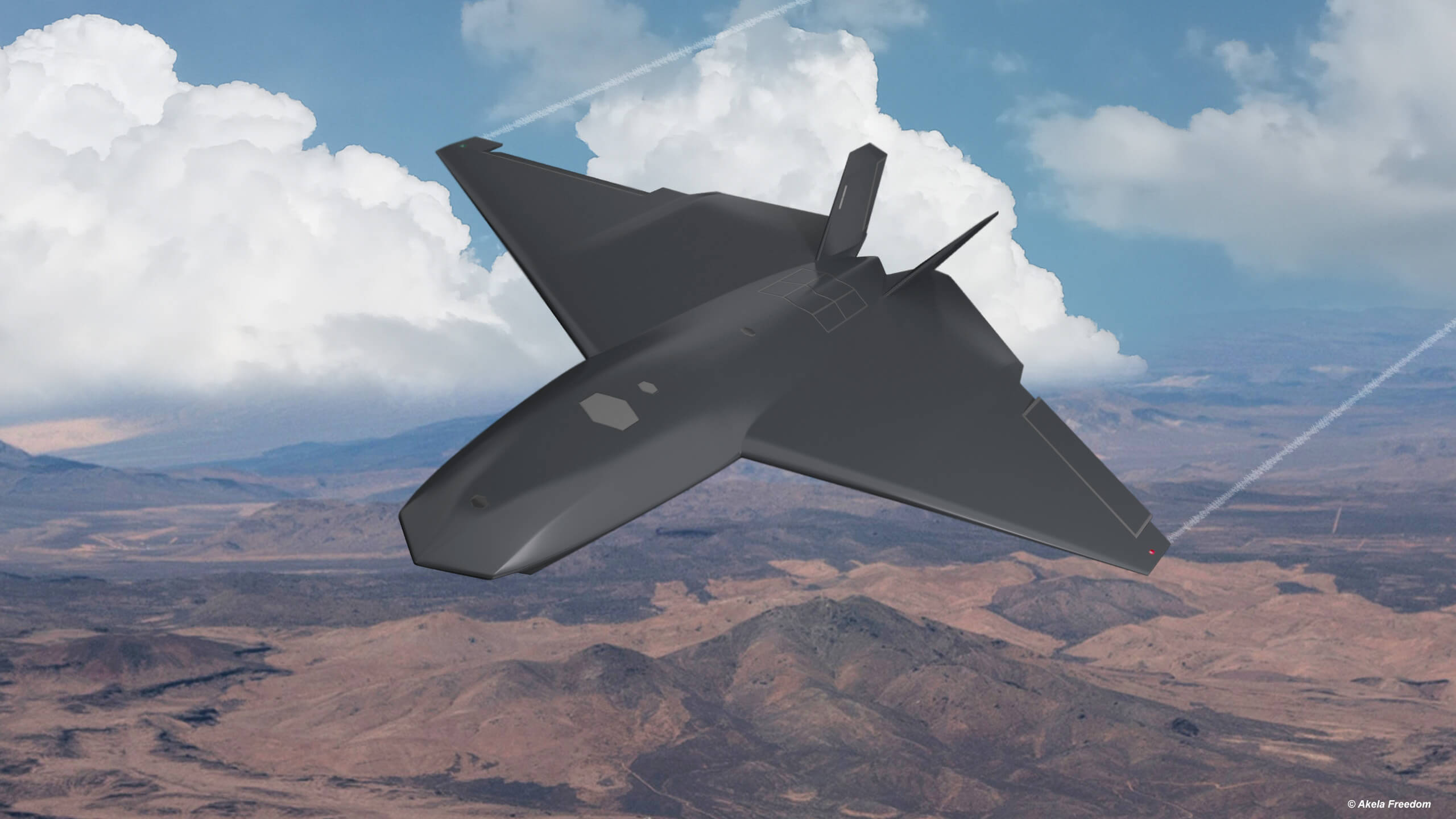 BAE ACP UCAV - 3D Model by Akela Freedom