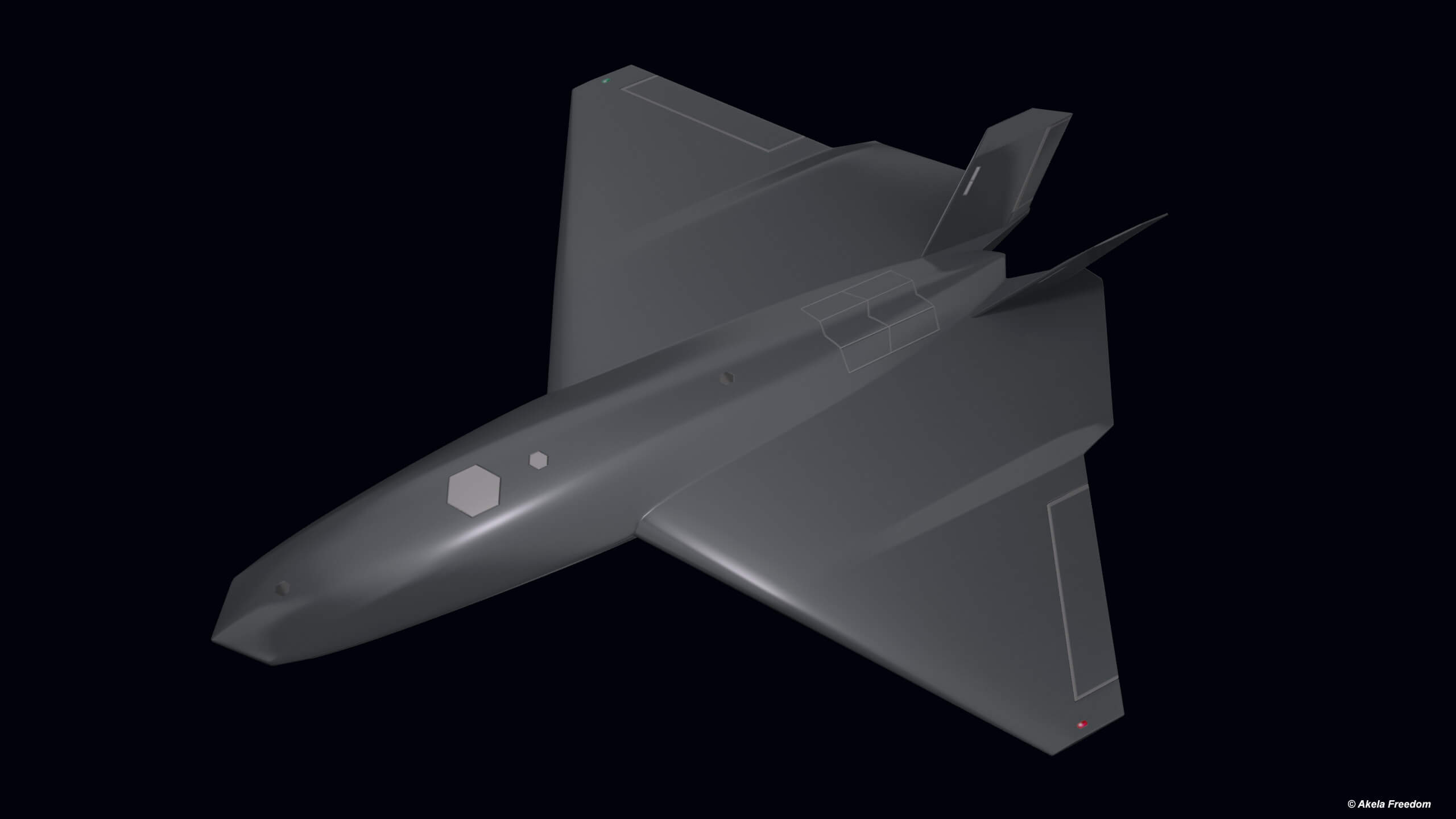 BAE ACP UCAV - 3D Model by Akela Freedom