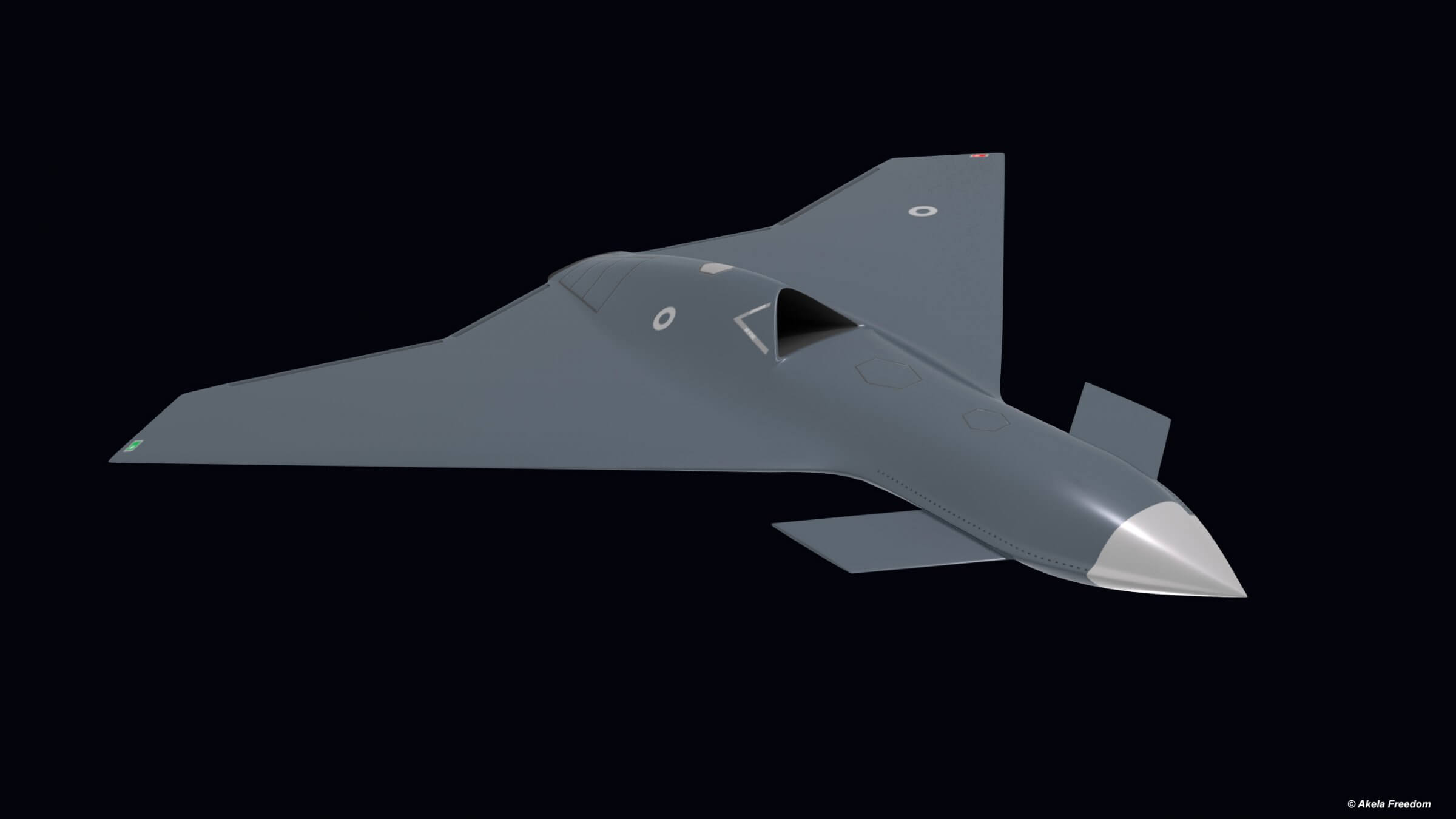 BAE Systems UCAV - 3D Model by Akela Freedom