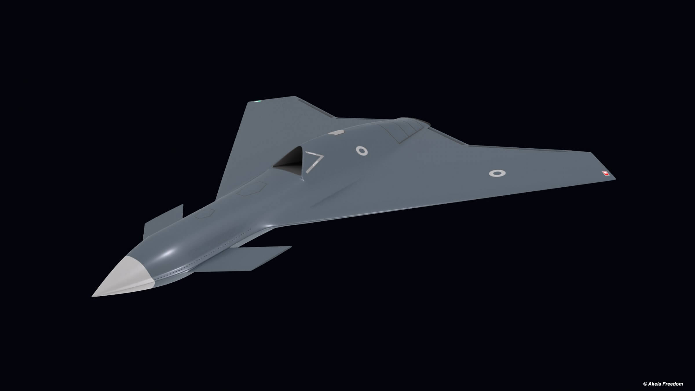 BAE Systems UCAV - 3D Model by Akela Freedom