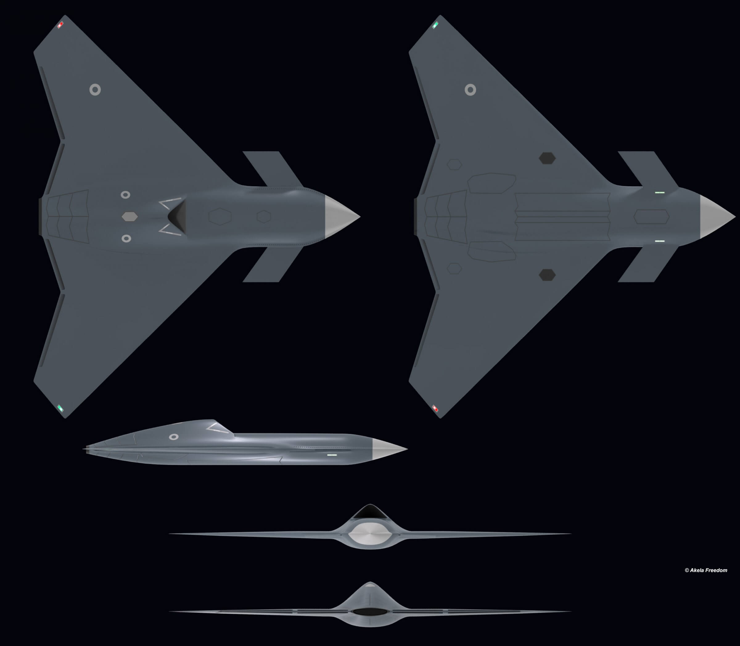 BAE Systems UCAV - 3D Model by Akela Freedom