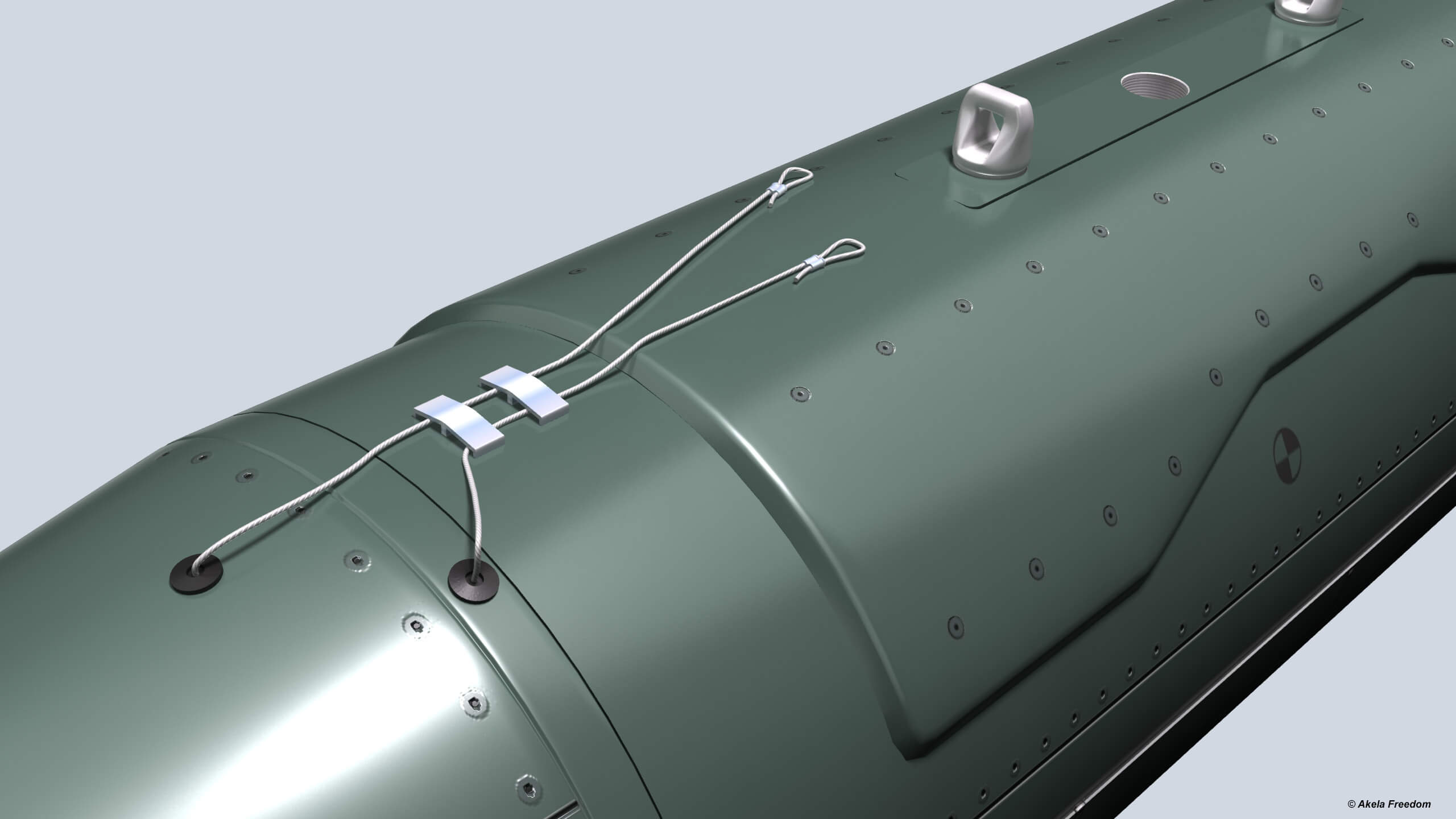 BL755 Cluster Bomb - 3D Model by Akela Freedom