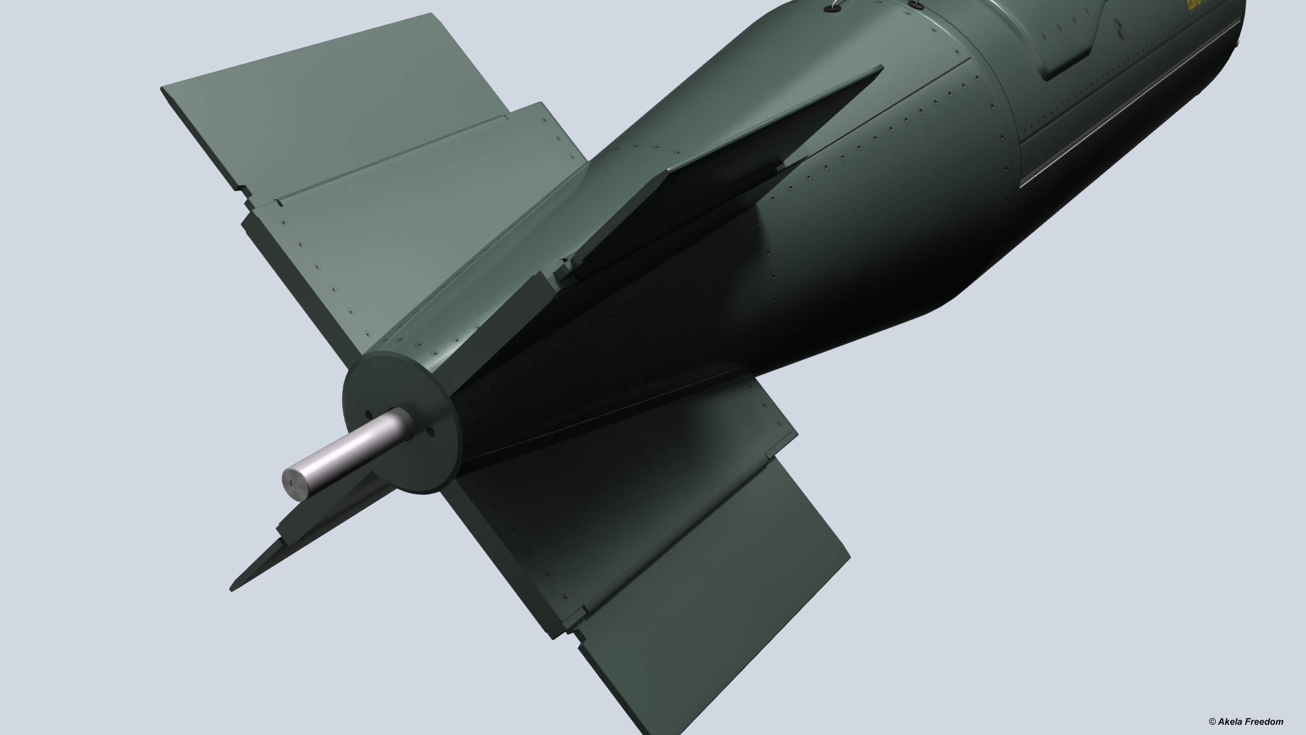 BL755 Cluster Bomb - 3D Model by Akela Freedom