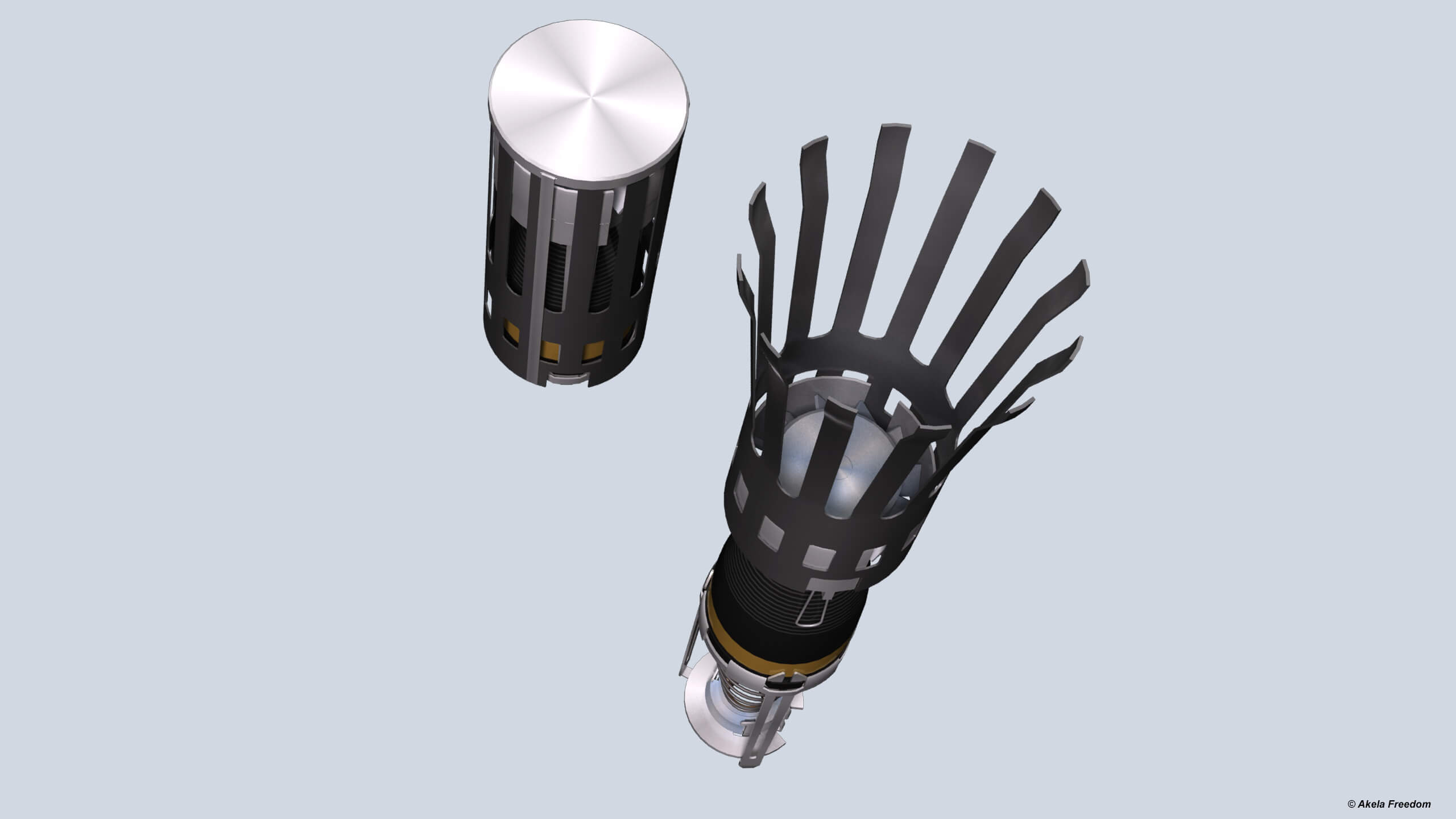 BL755 Cluster Bomb - 3D Model by Akela Freedom