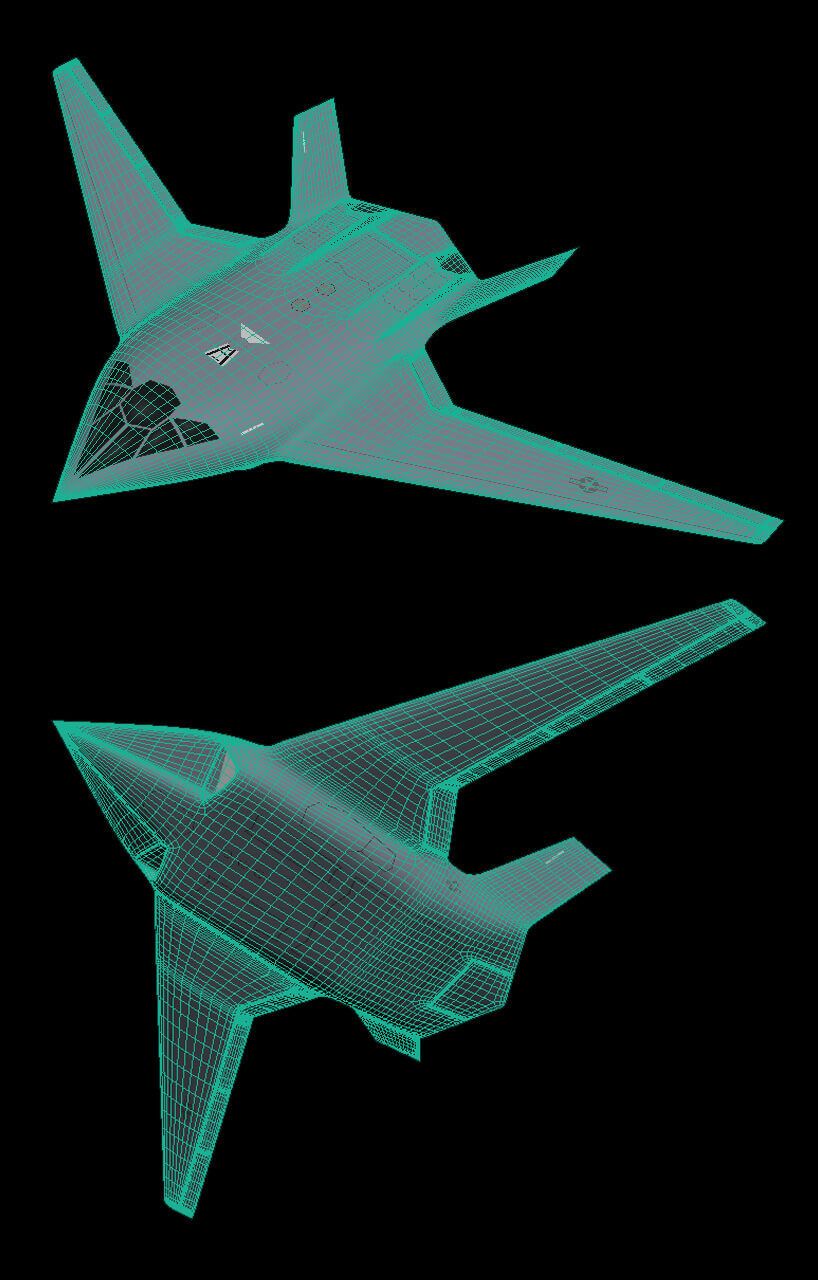 Boeing Blended Wing Body Concept - 3D Model by Akela Freedom