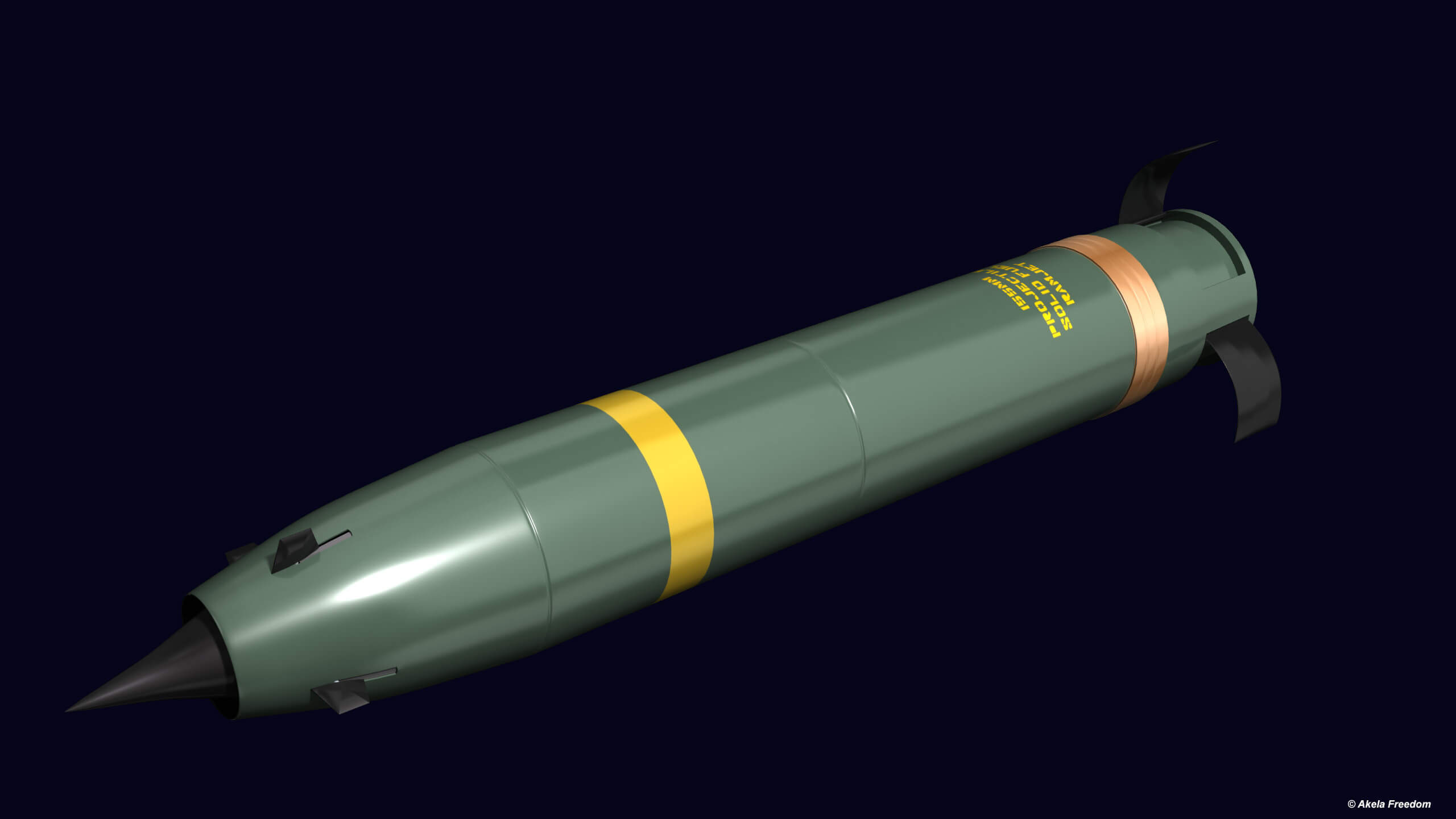 Boeing-Nammo 155 3D Model by Akela Freedom