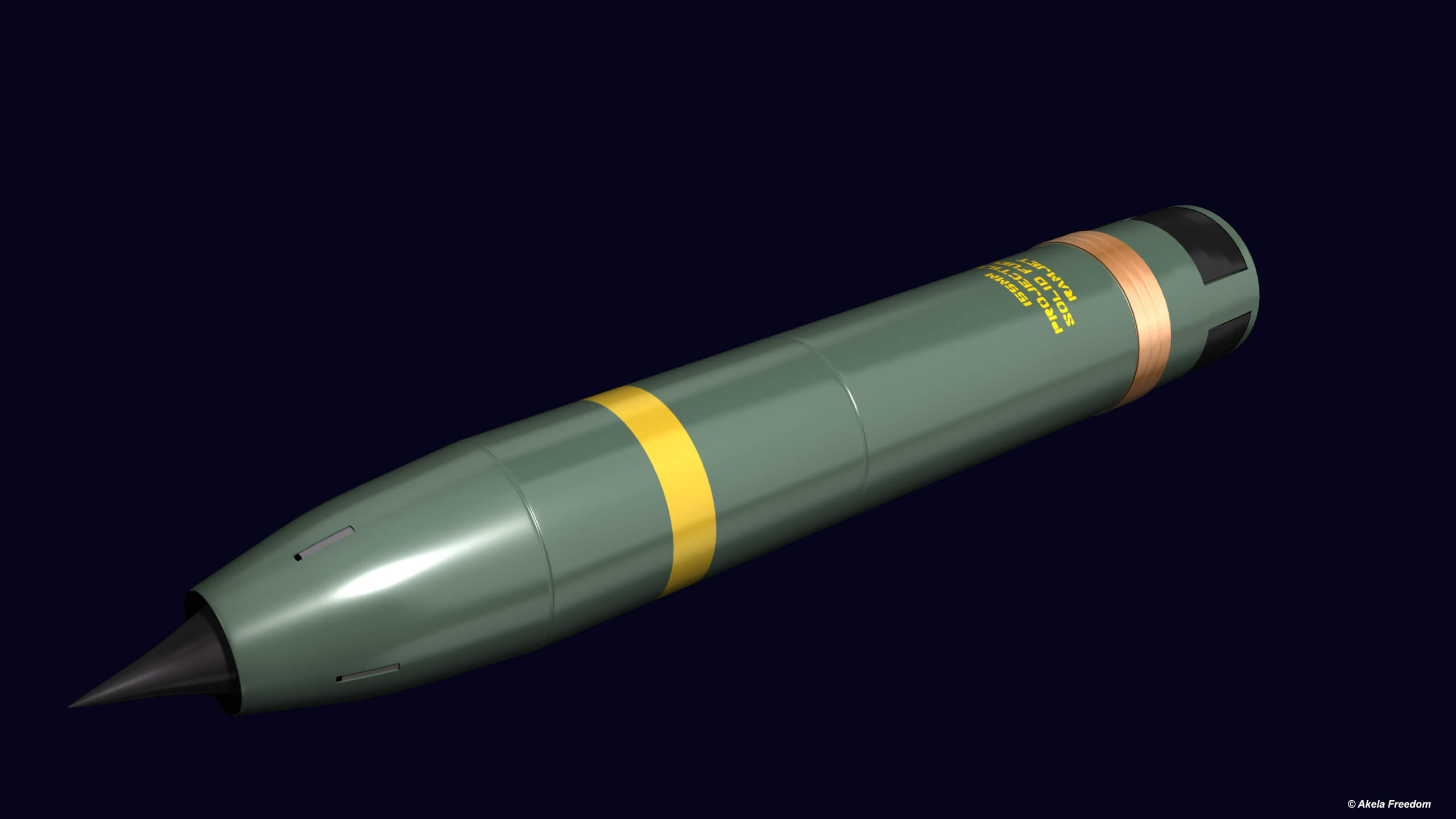 Boeing-Nammo 155 3D Model by Akela Freedom