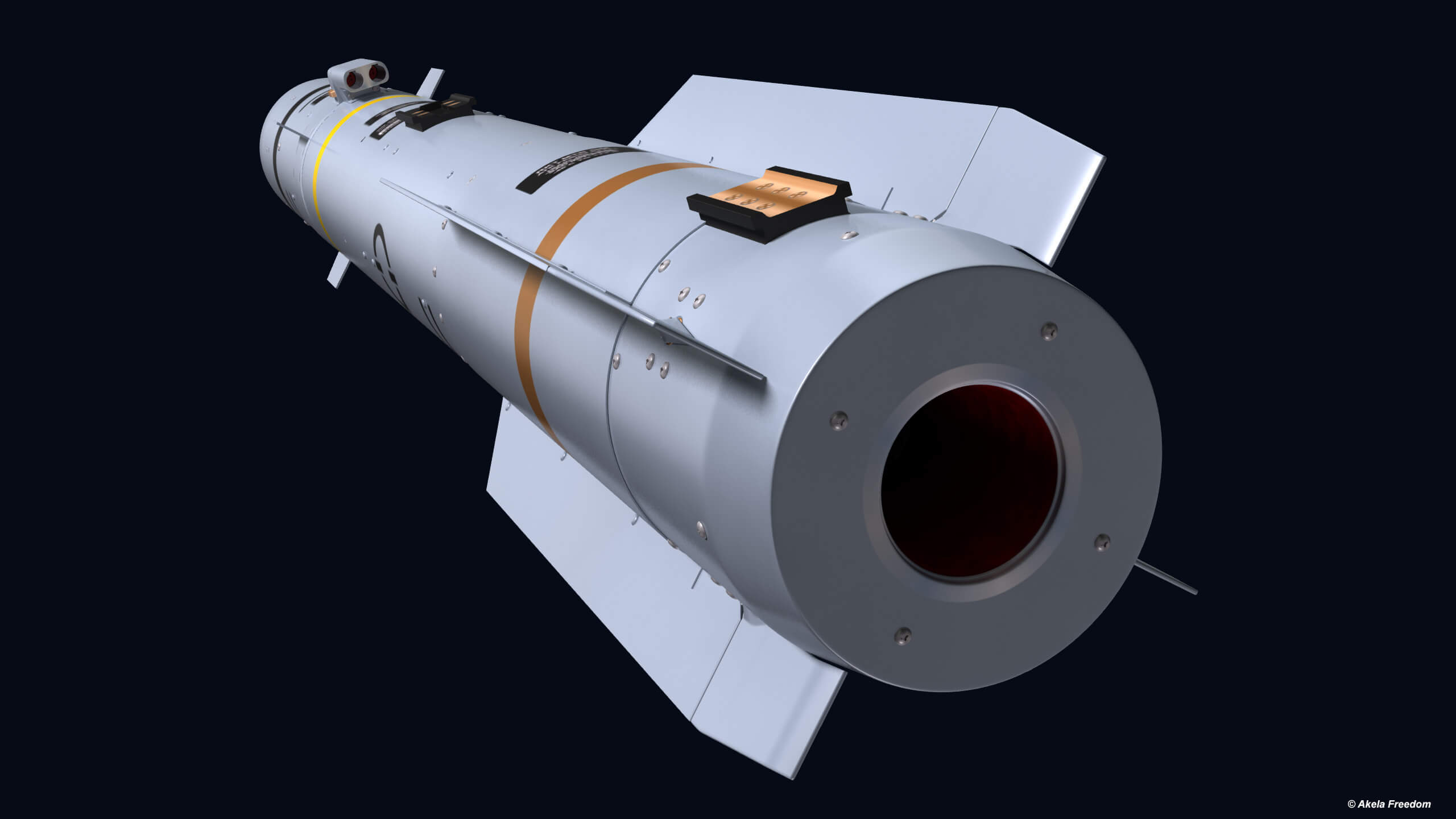 Brimstone 2 Missile - 3D Model by Akela Freedom