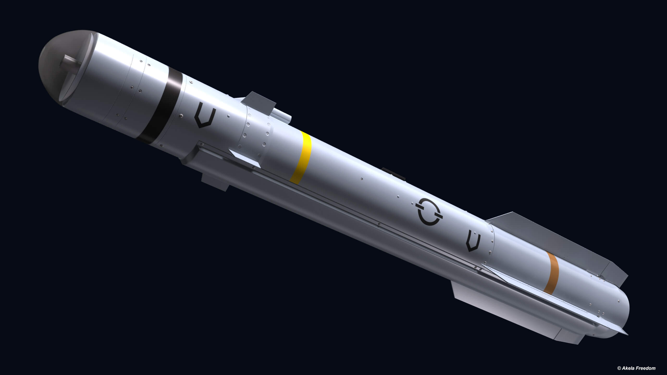 Brimstone 2 Missile - 3D Model by Akela Freedom