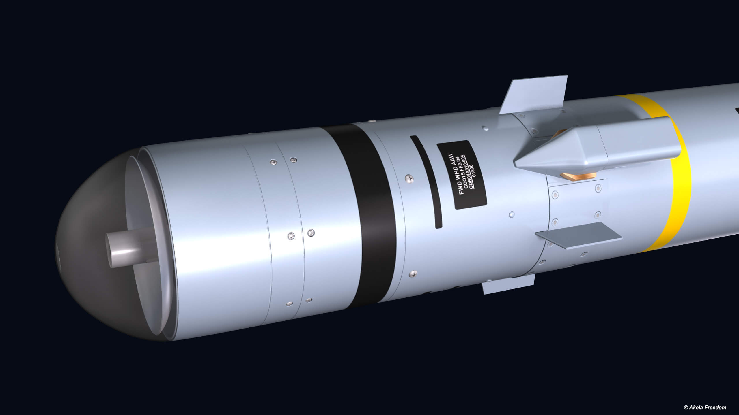 Brimstone 2 Missile - 3D Model by Akela Freedom