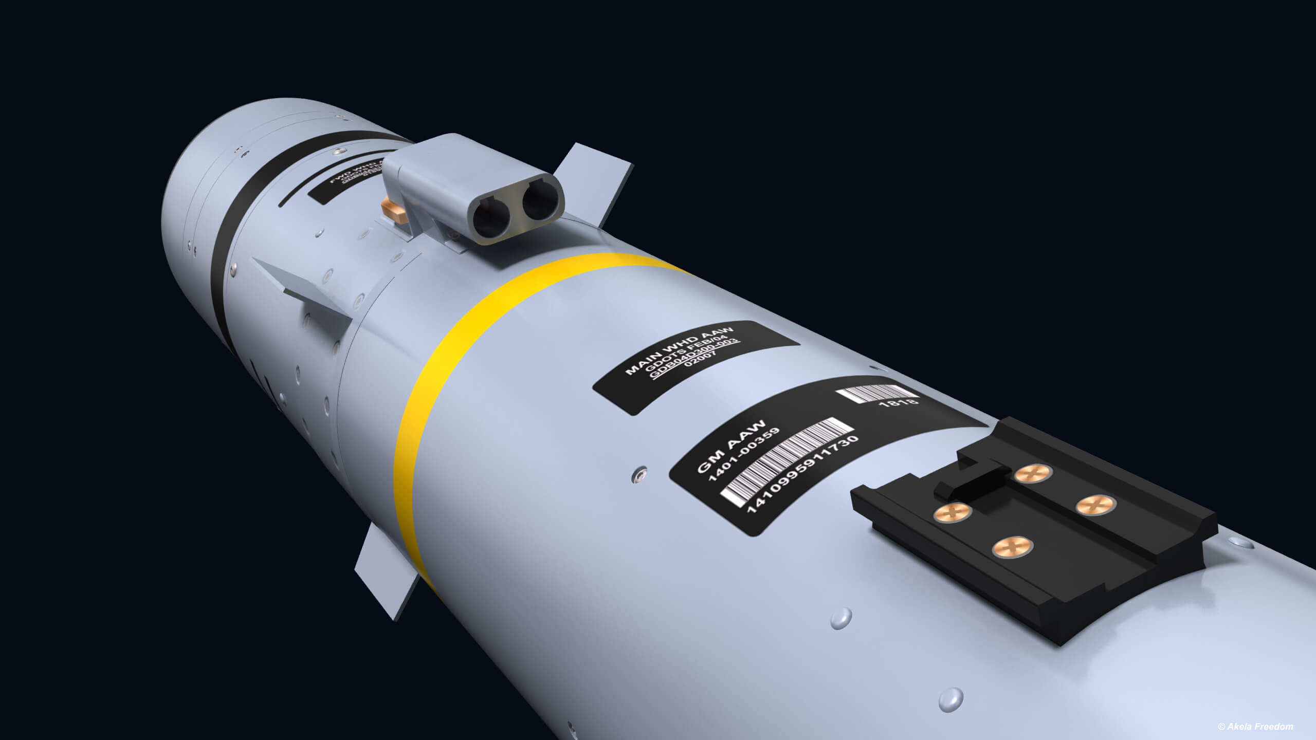 Brimstone 2 Missile - 3D Model by Akela Freedom