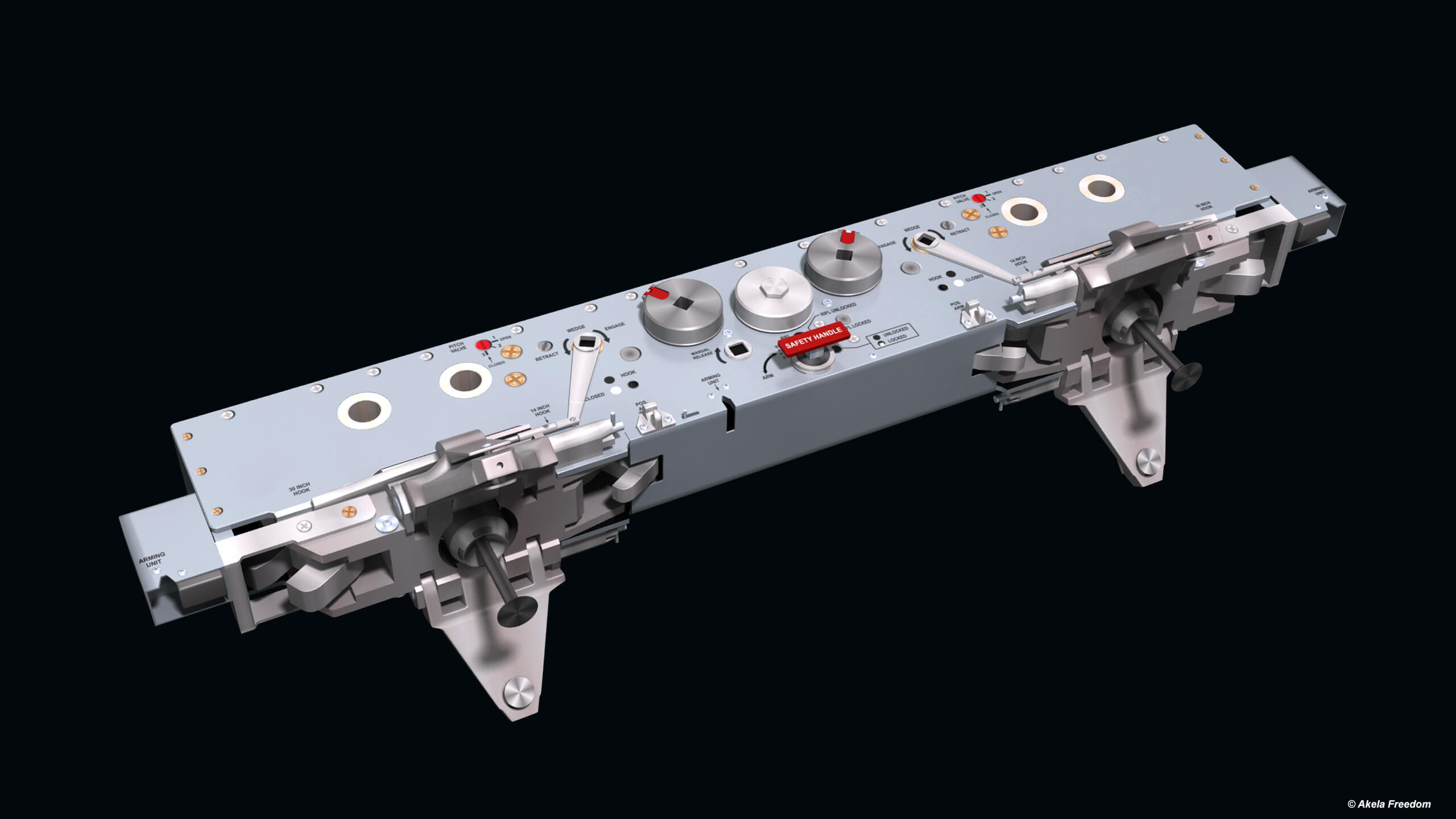 BRU-47A Weapon Rack 3D Model by Akela Freedom