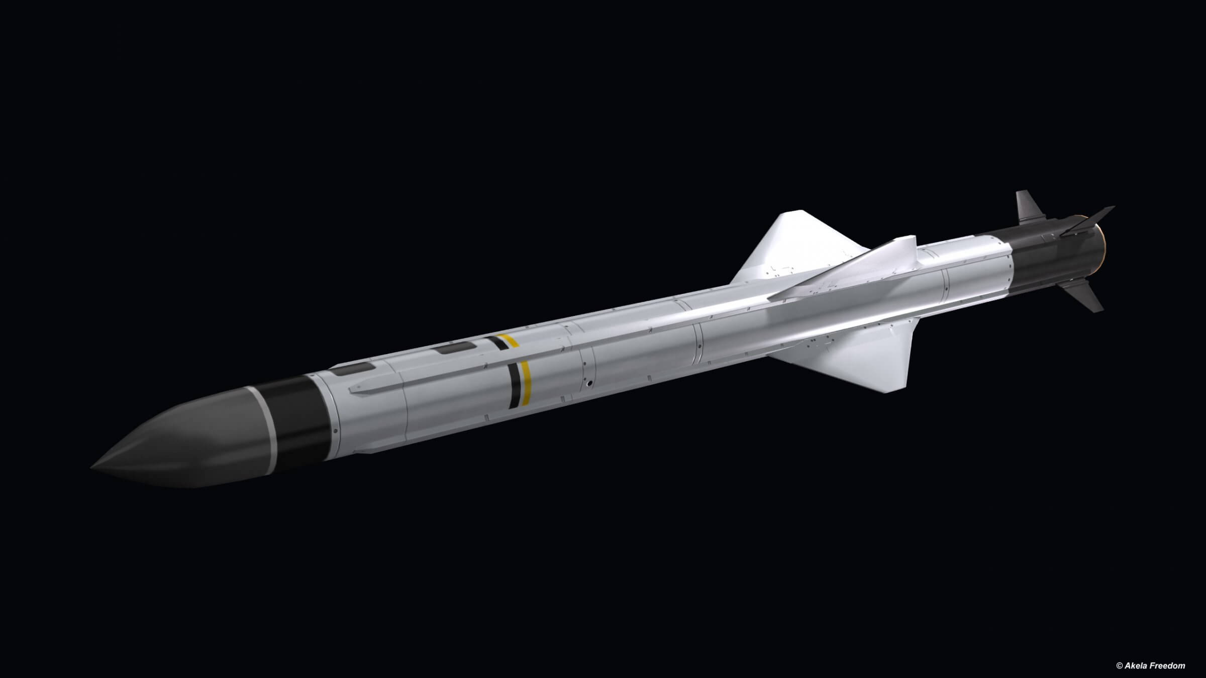 EXOCET MM40 Block 2 - 3D Model by Akela Freedom